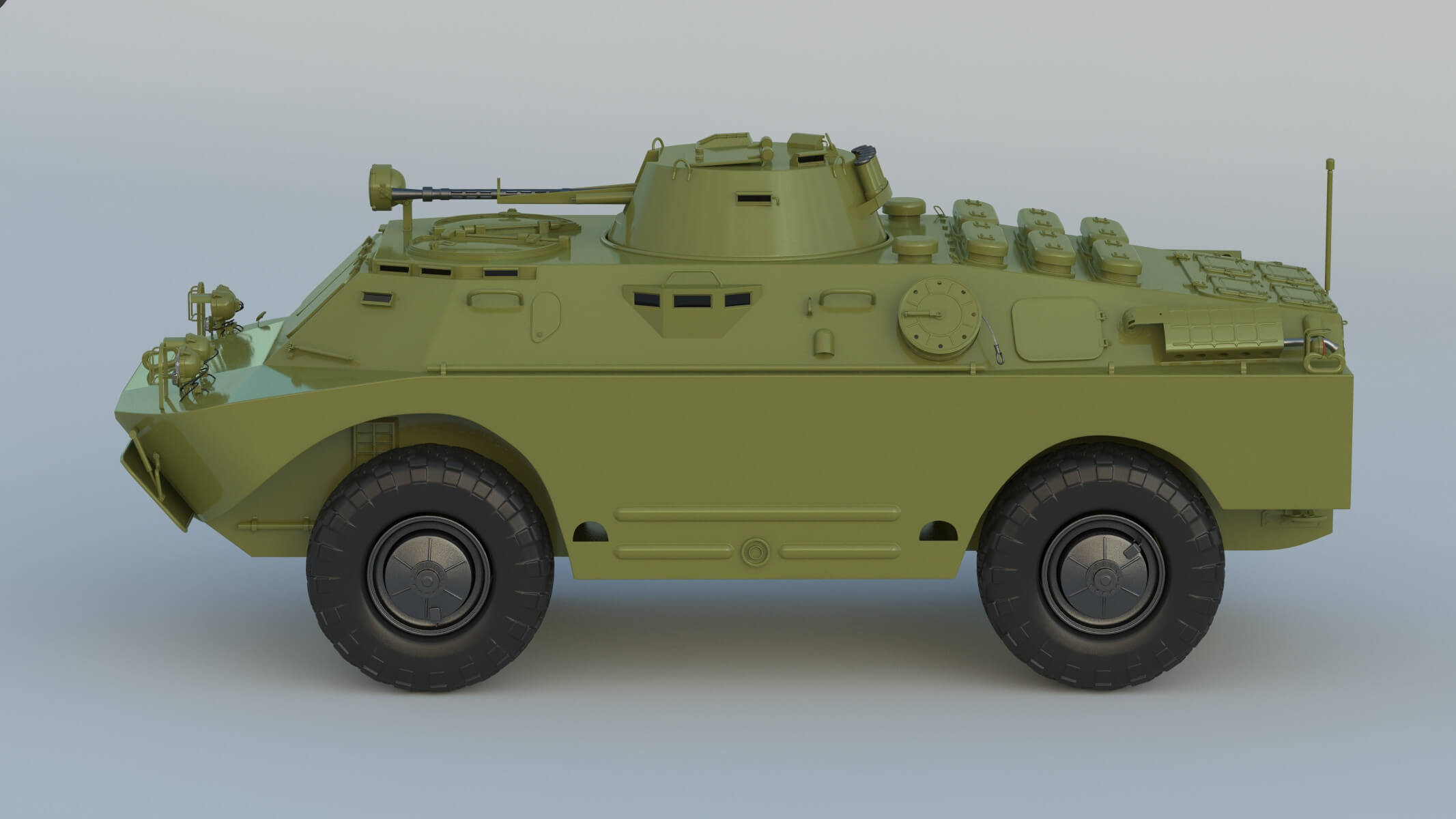 BRDM-2 3D Model by frezzy