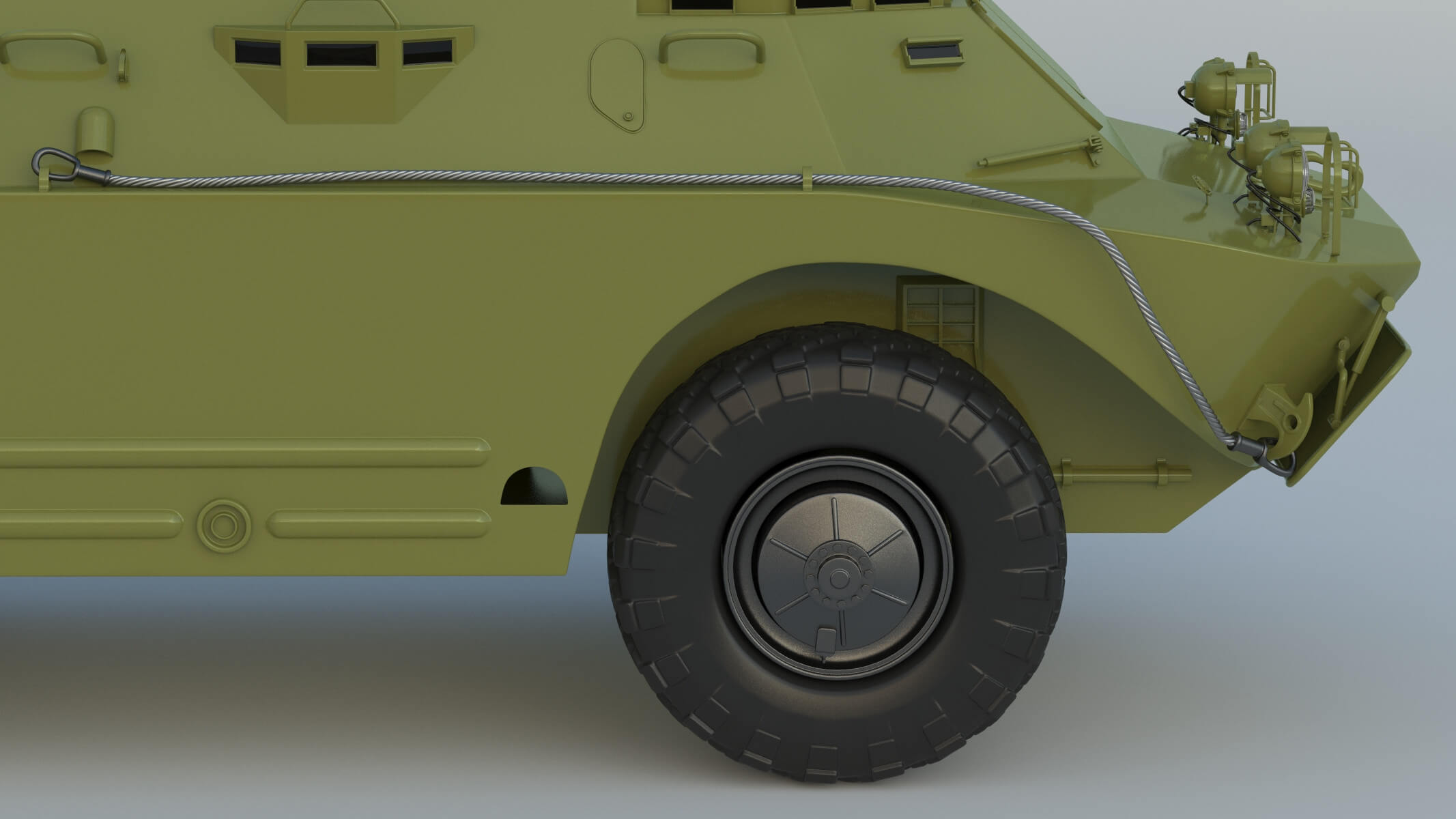 BRDM-2 3D Model by frezzy