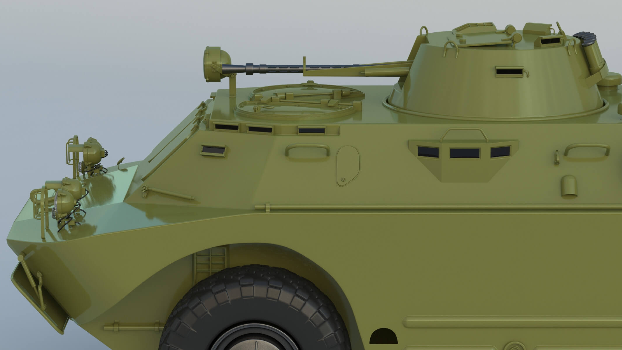 BRDM-2 3D Model by frezzy