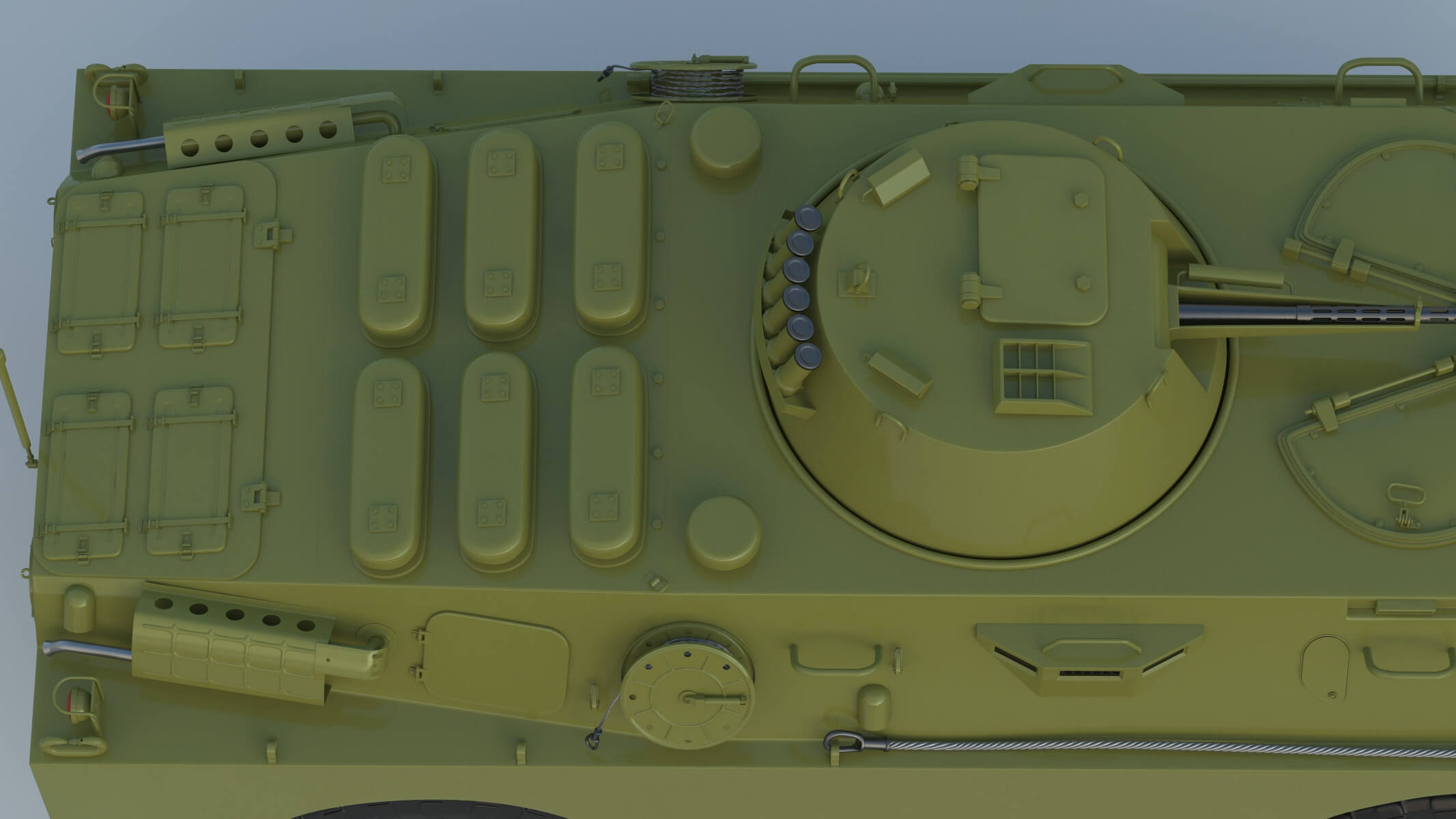 BRDM-2 3D Model by frezzy