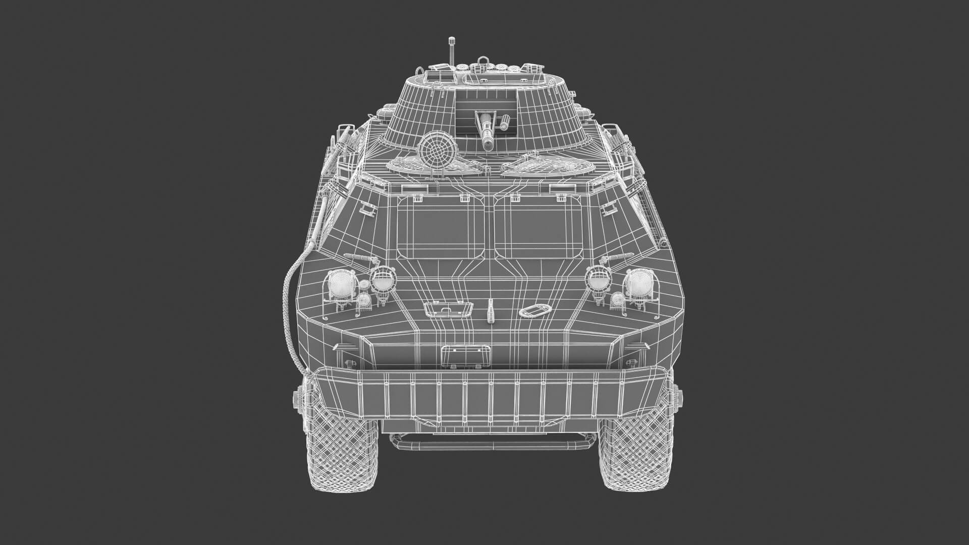 BRDM-2 3D Model by frezzy