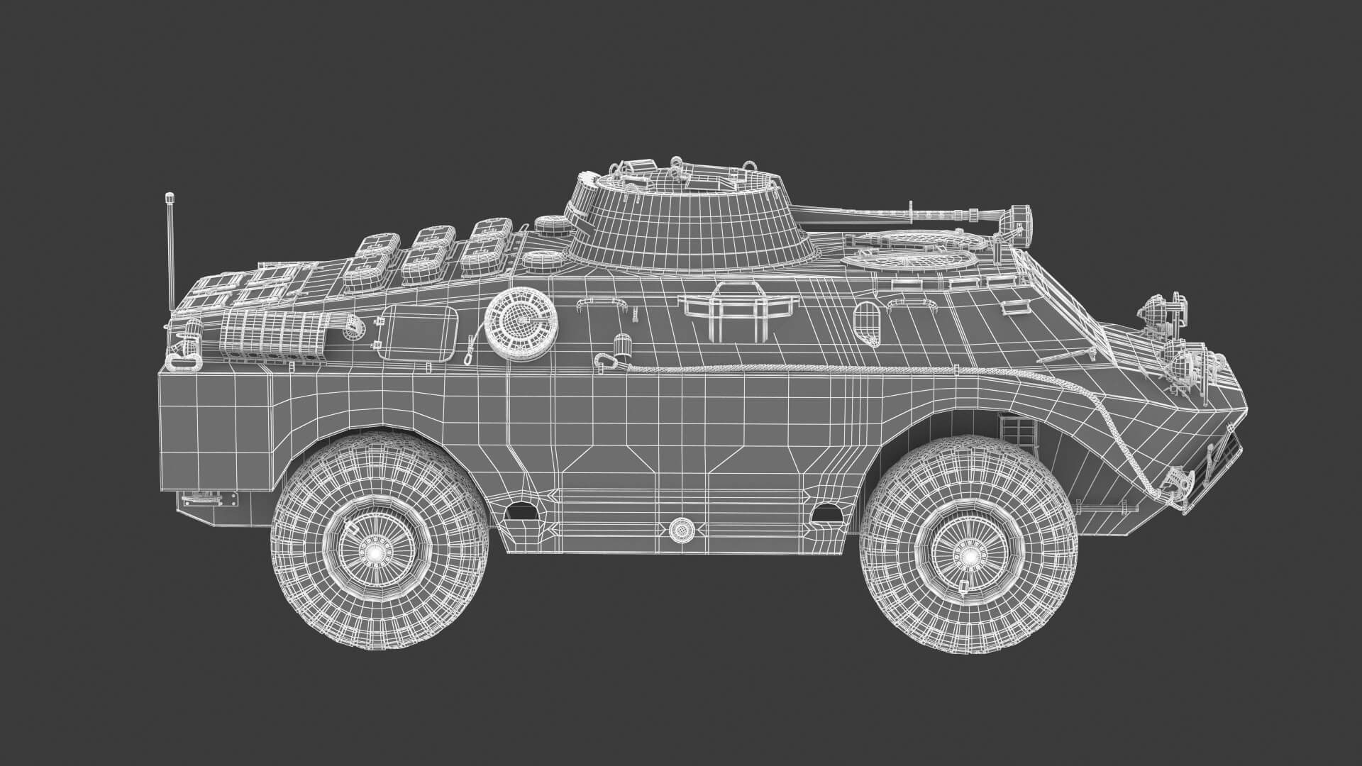 BRDM-2 3D Model by frezzy