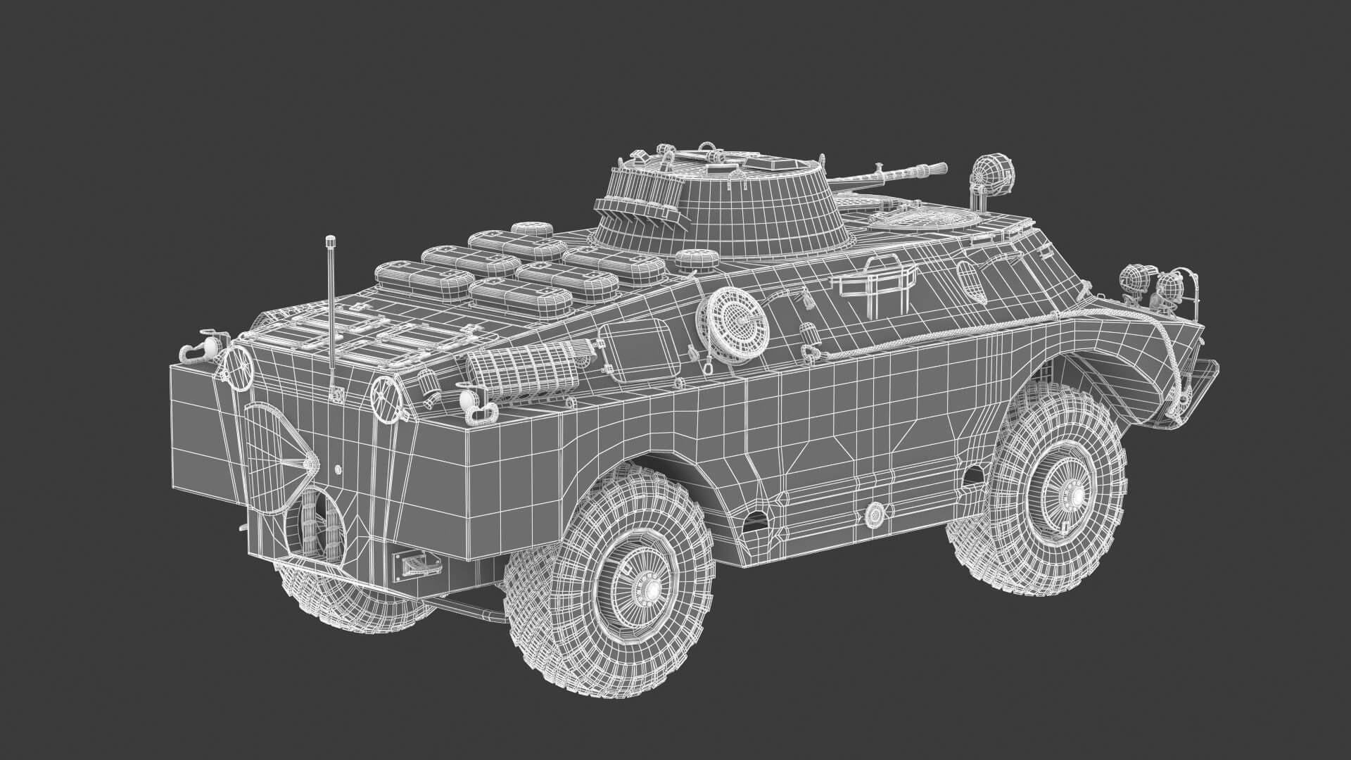 BRDM-2 3D Model by frezzy