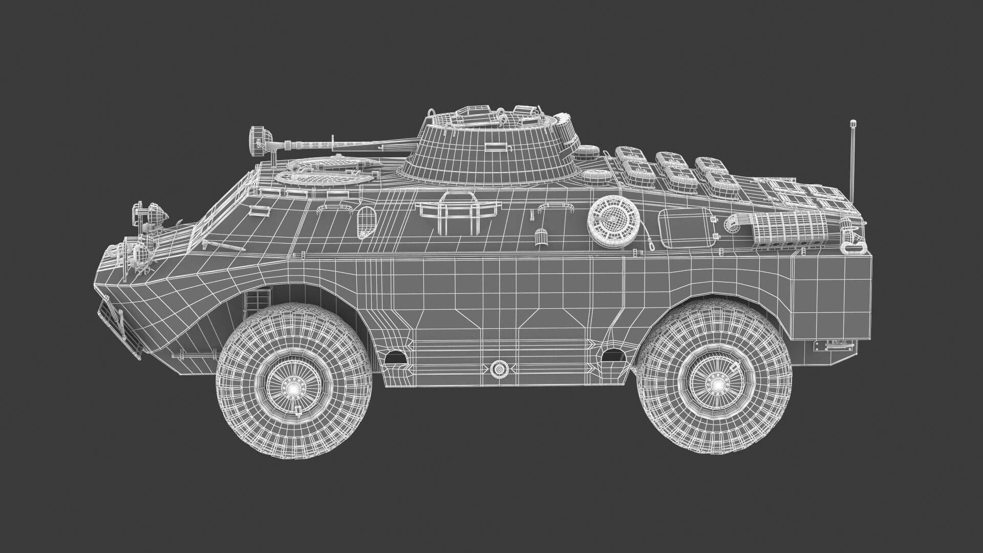 BRDM-2 3D Model by frezzy