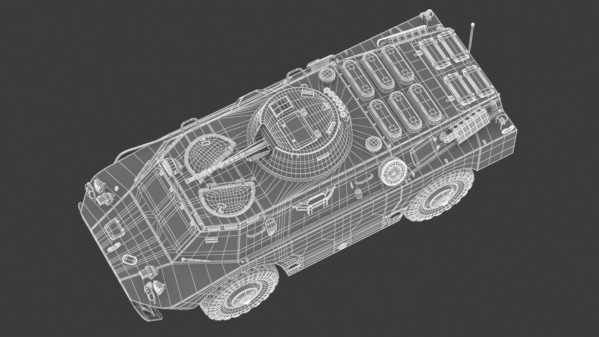 BRDM-2 3D Model by frezzy