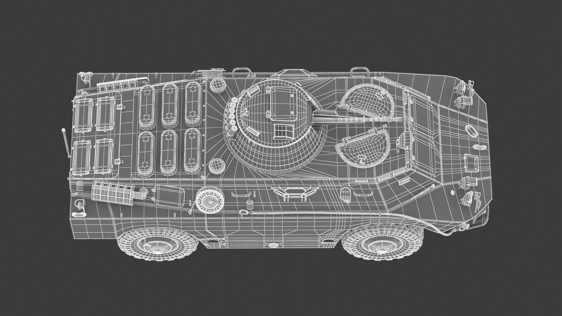 BRDM-2 3D Model by frezzy