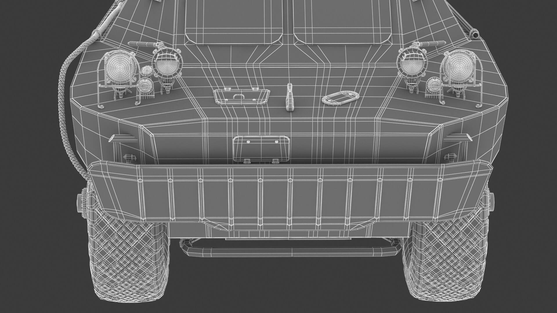 BRDM-2 3D Model by frezzy