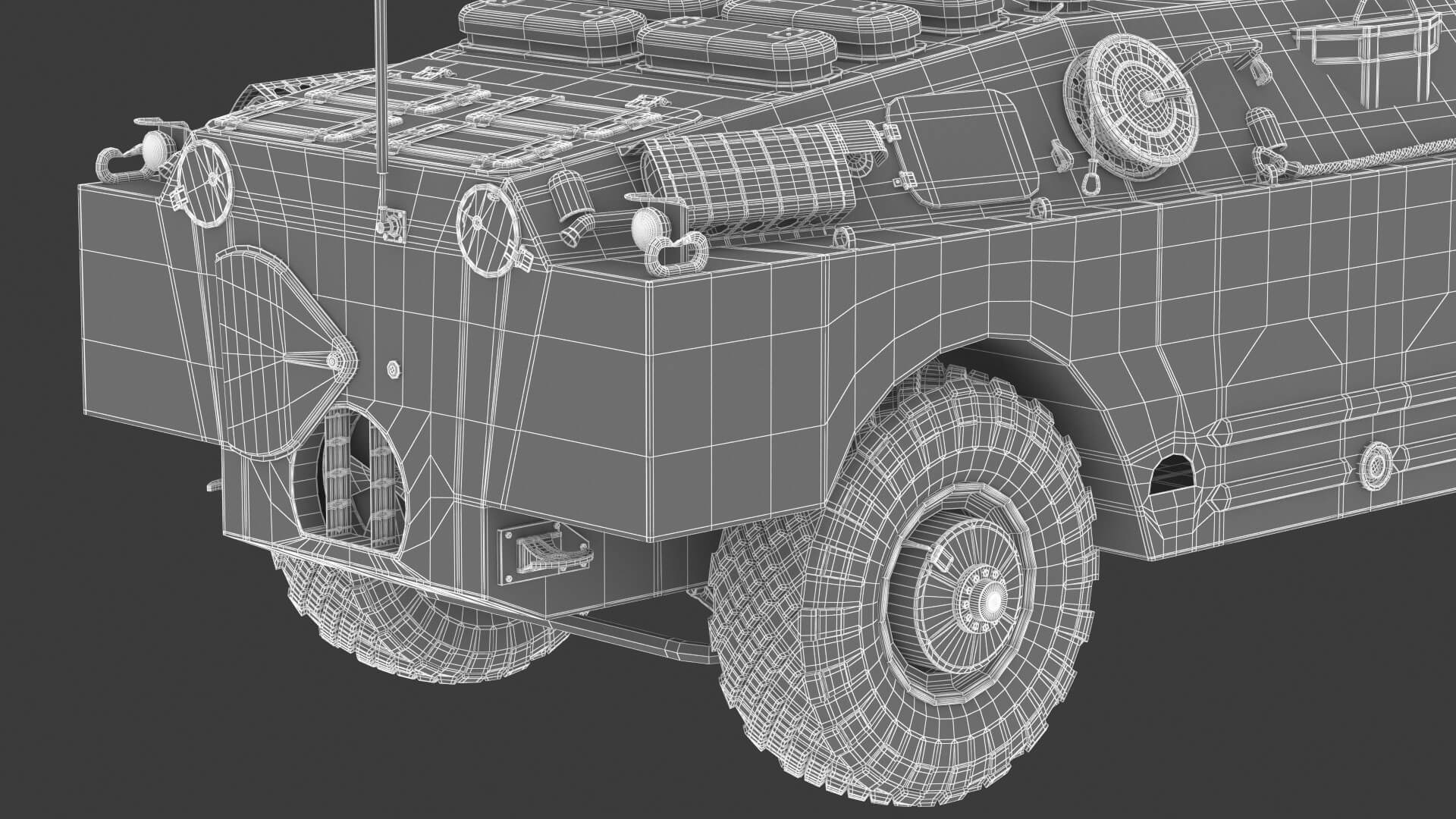 BRDM-2 3D Model by frezzy