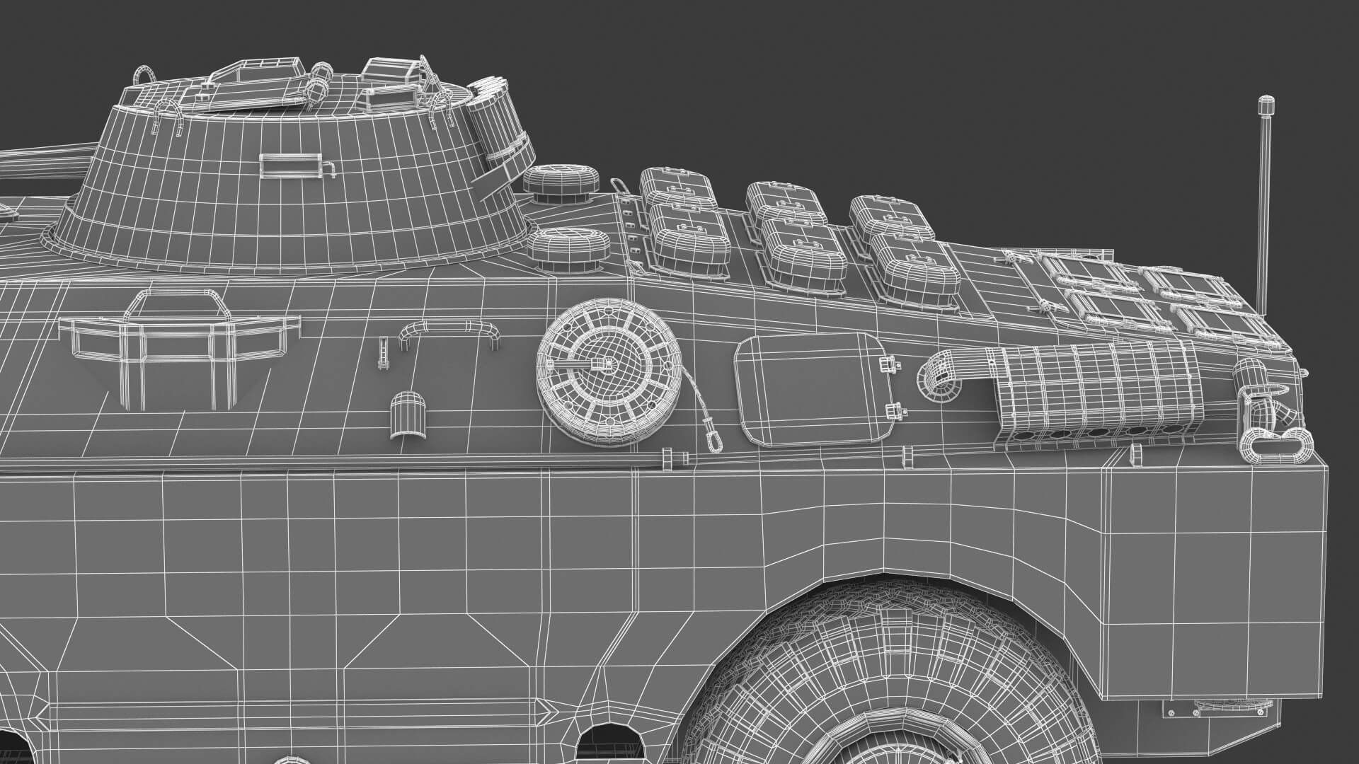 BRDM-2 3D Model by frezzy