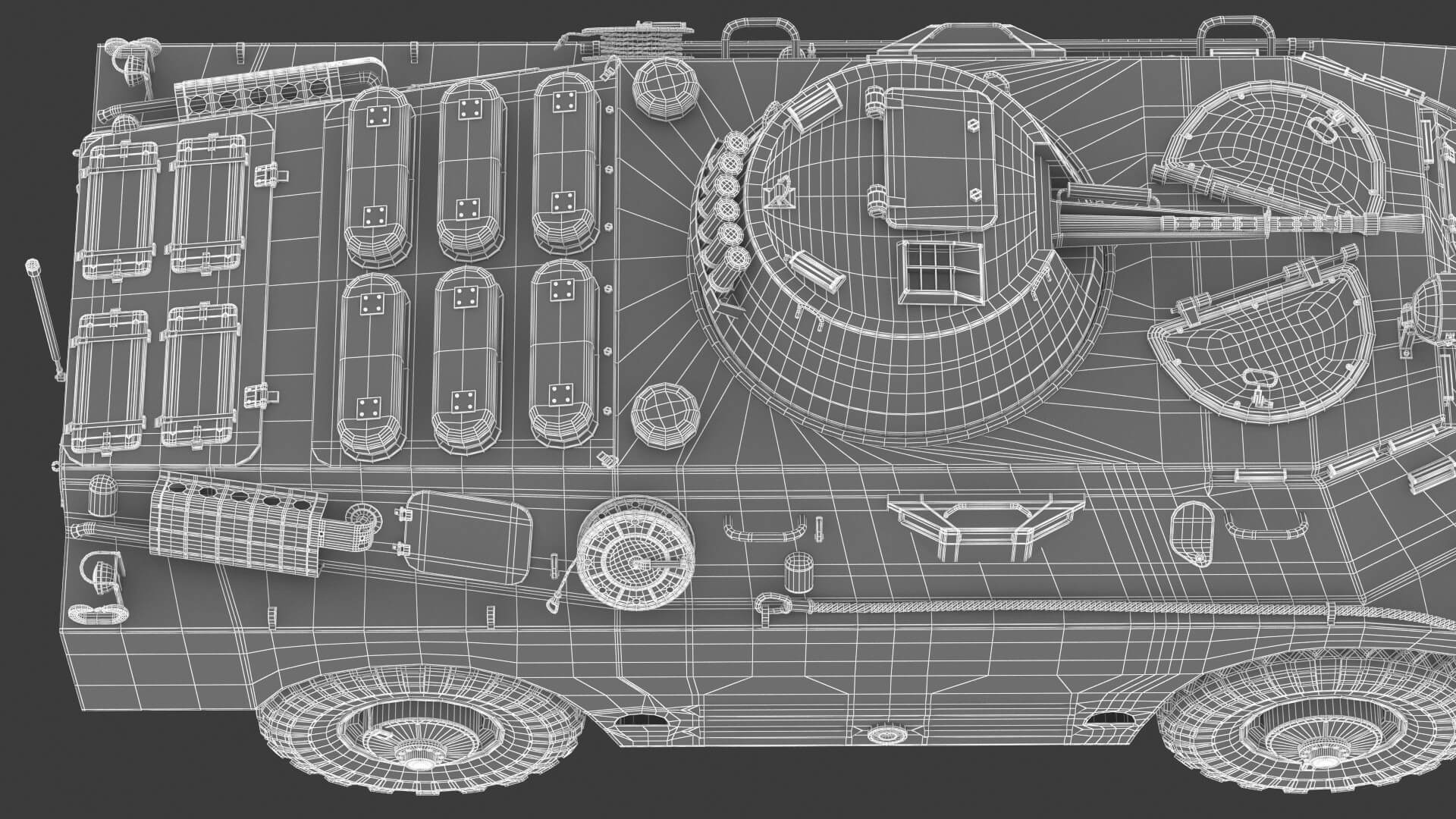 BRDM-2 3D Model by frezzy