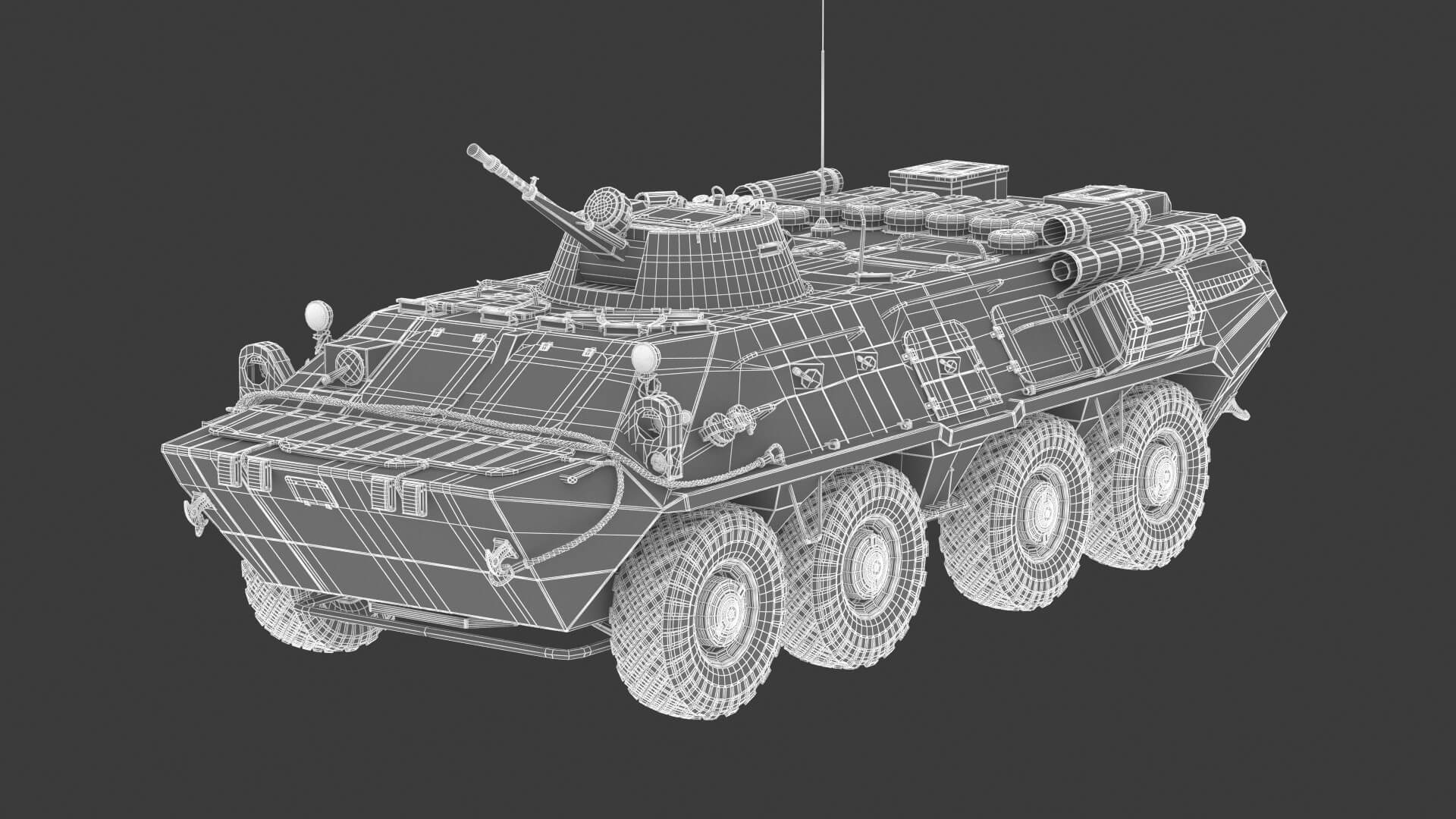 BTR 82A - 3D Model by frezzy