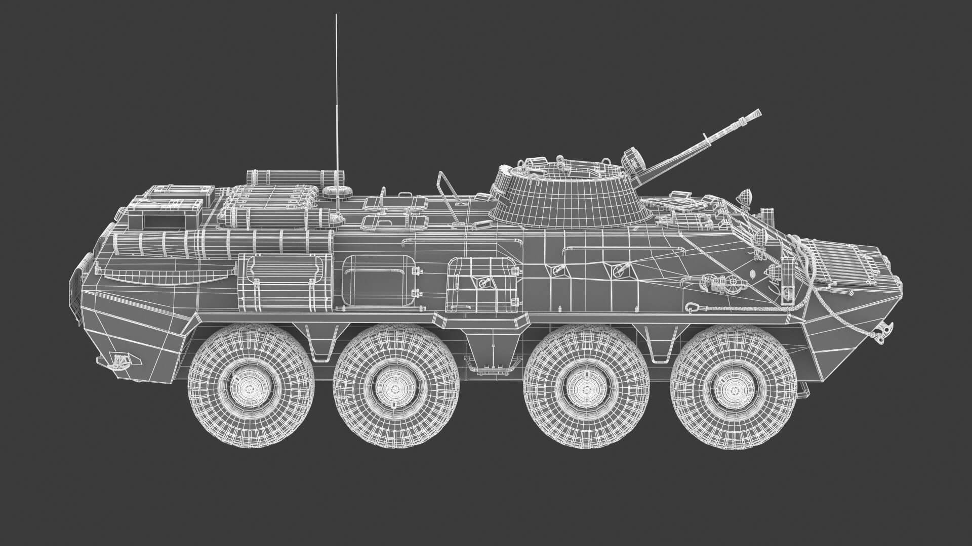 BTR 82A - 3D Model by frezzy