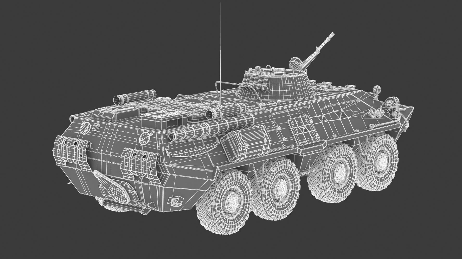 BTR 82A - 3D Model by frezzy