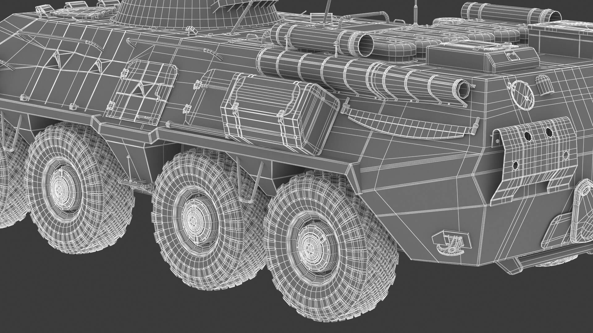 BTR 82A - 3D Model by frezzy