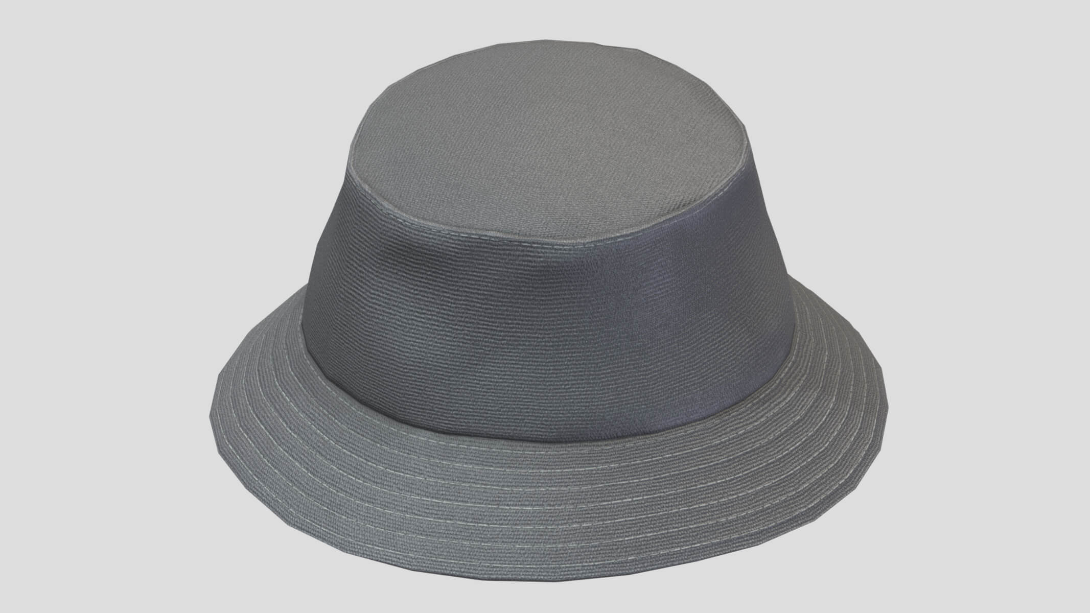 Bucket Hat Low Poly - 3D Model by frezzy