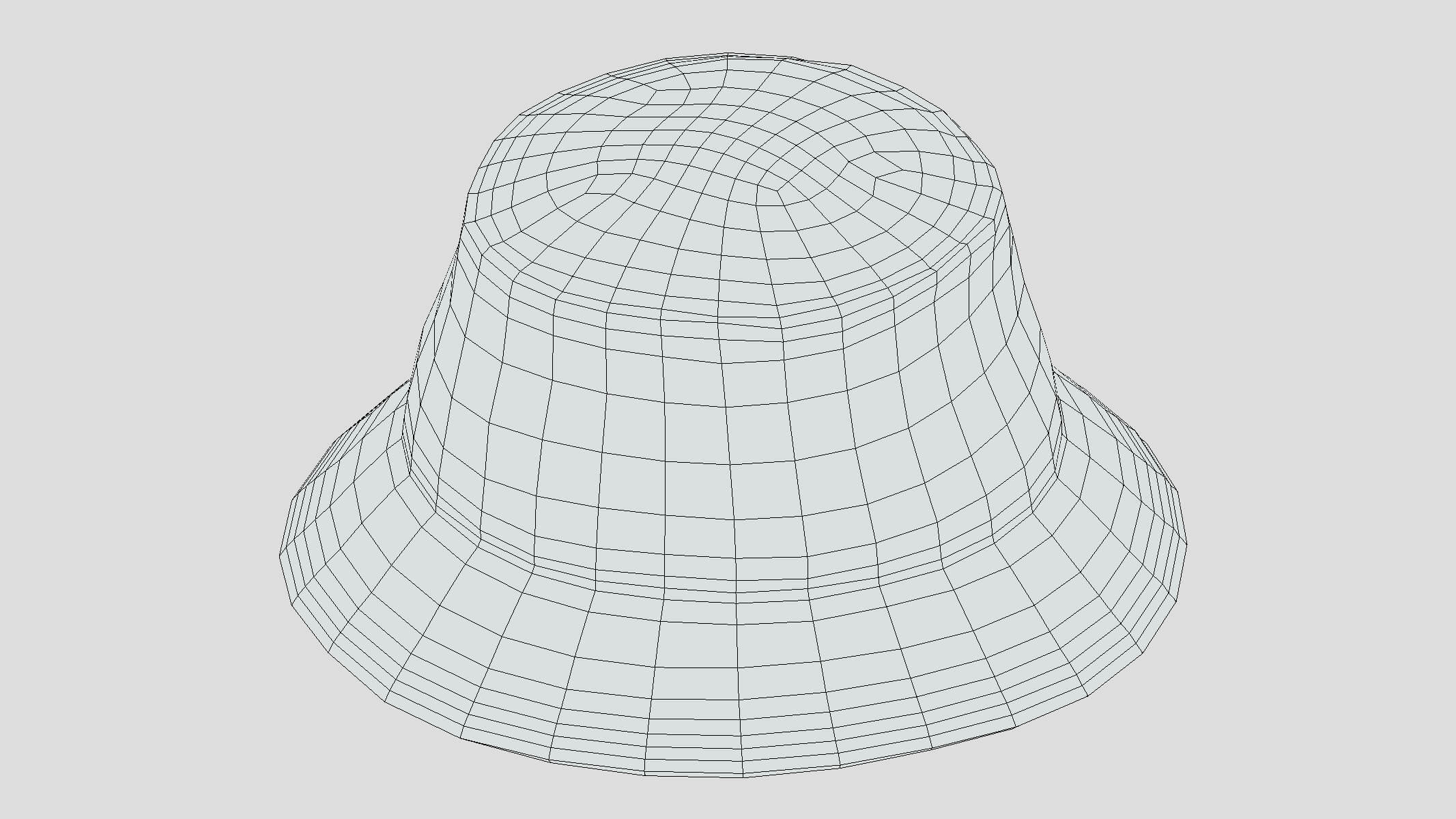 Bucket Hat Low Poly - 3D Model by frezzy