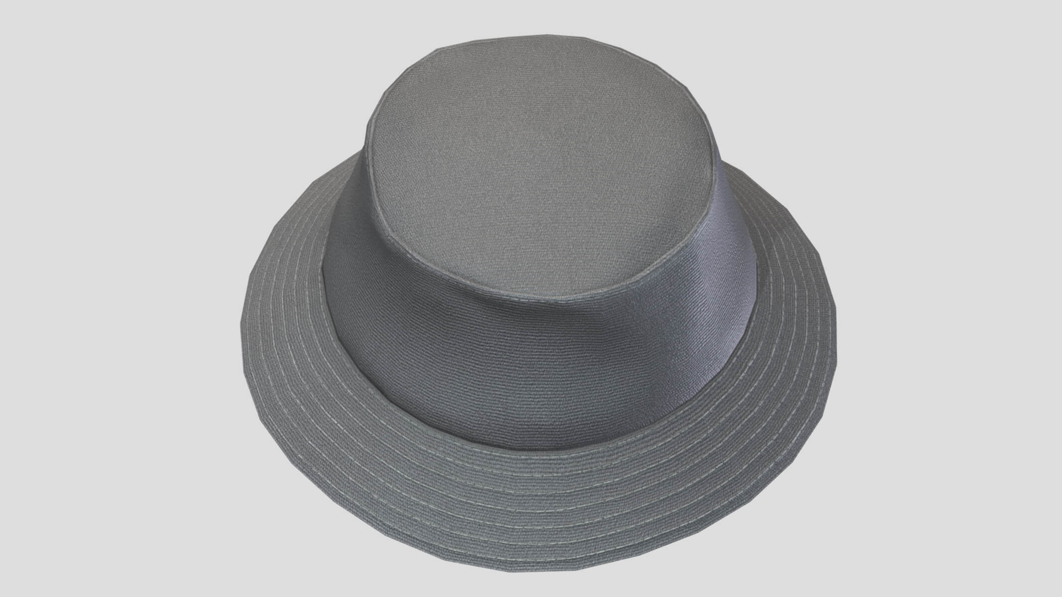 Bucket Hat Low Poly - 3D Model by frezzy