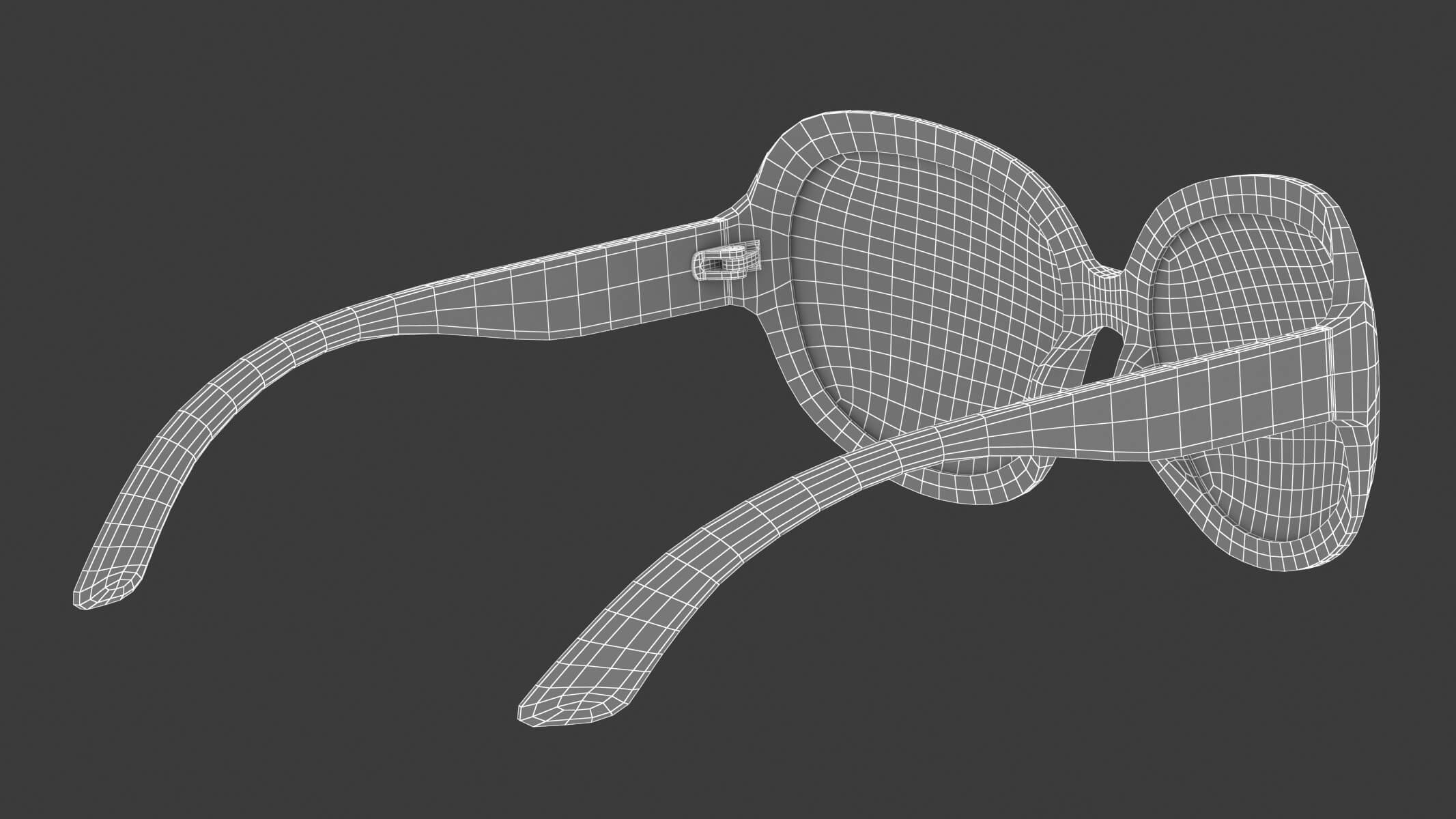 Bug-Eye Glasses 3D Model by frezzy