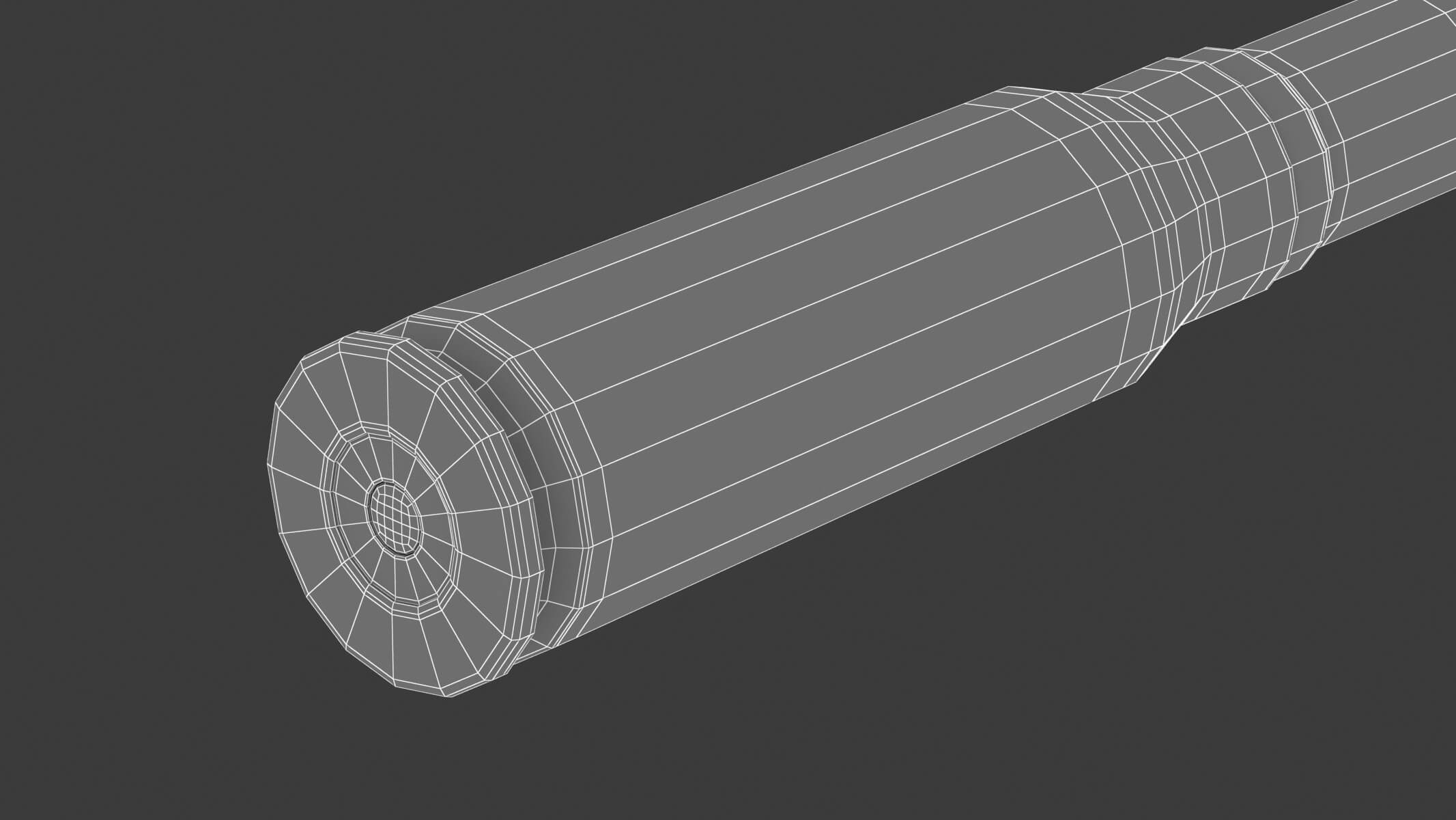 Bullet 20X102Mm - 3D Model by frezzy