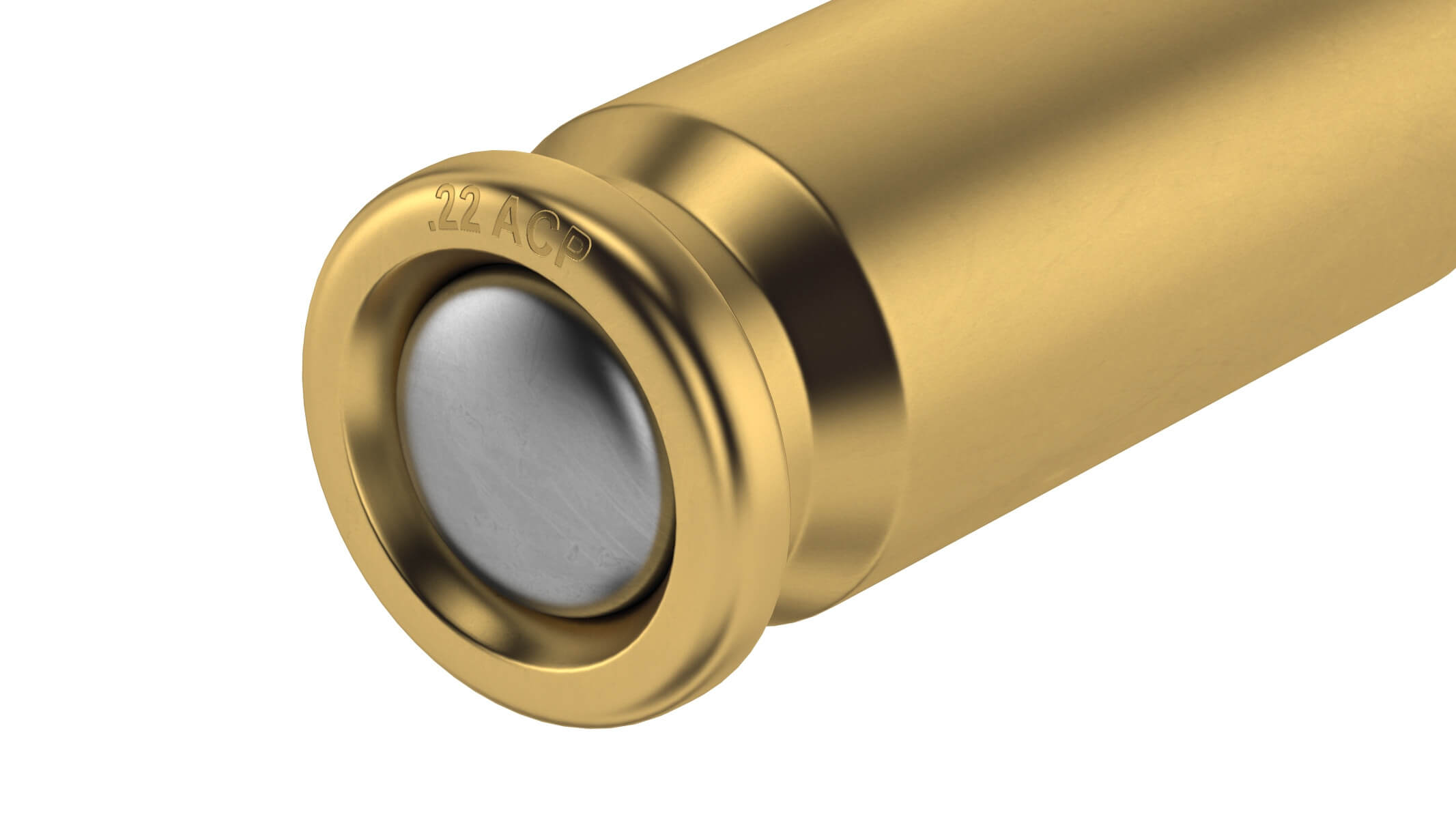 Bullet .22 ACP - 3D Model by frezzy