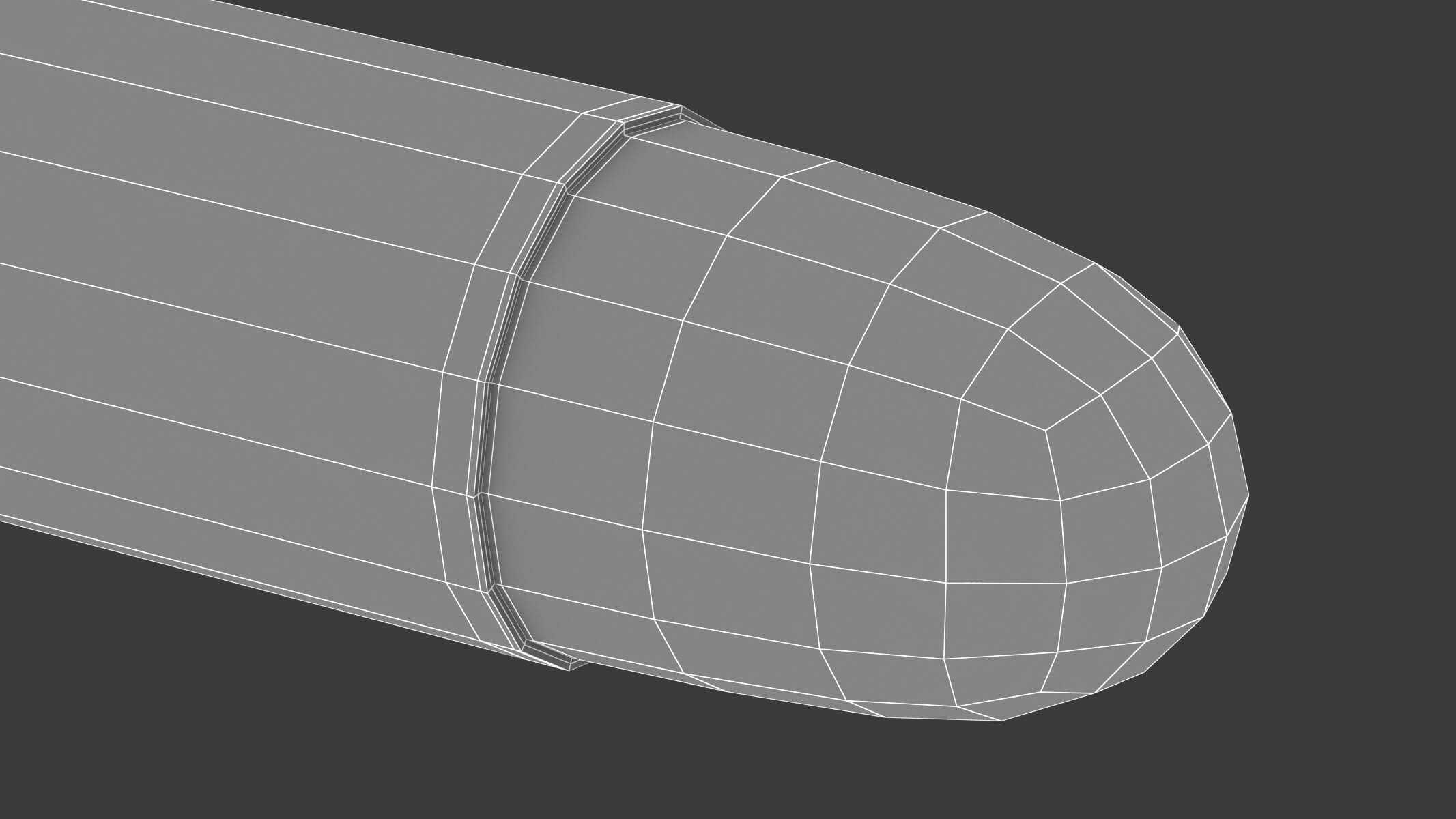 Bullet .22 ACP - 3D Model by frezzy