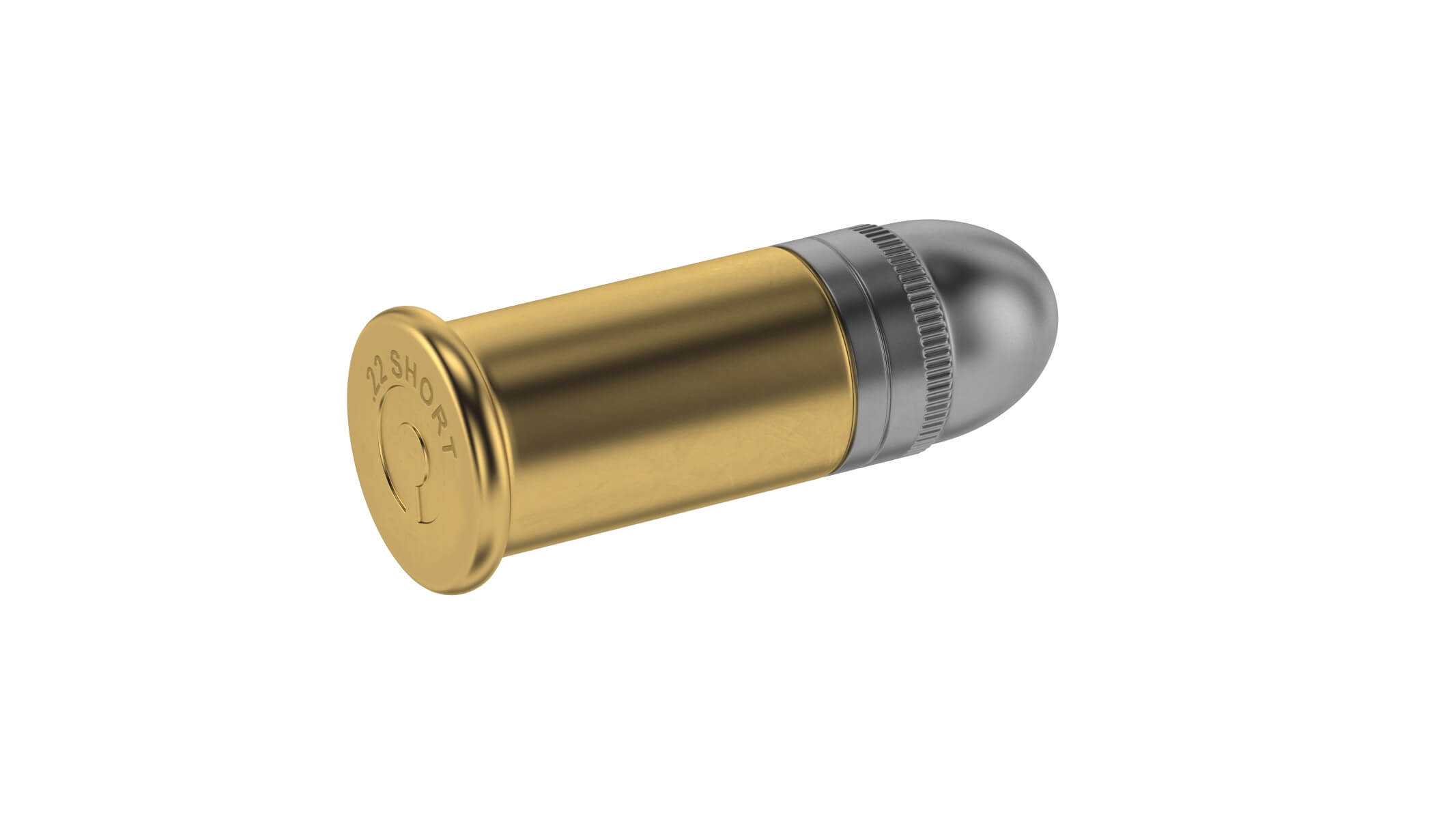 Bullet .22 Short - 3D Model by frezzy