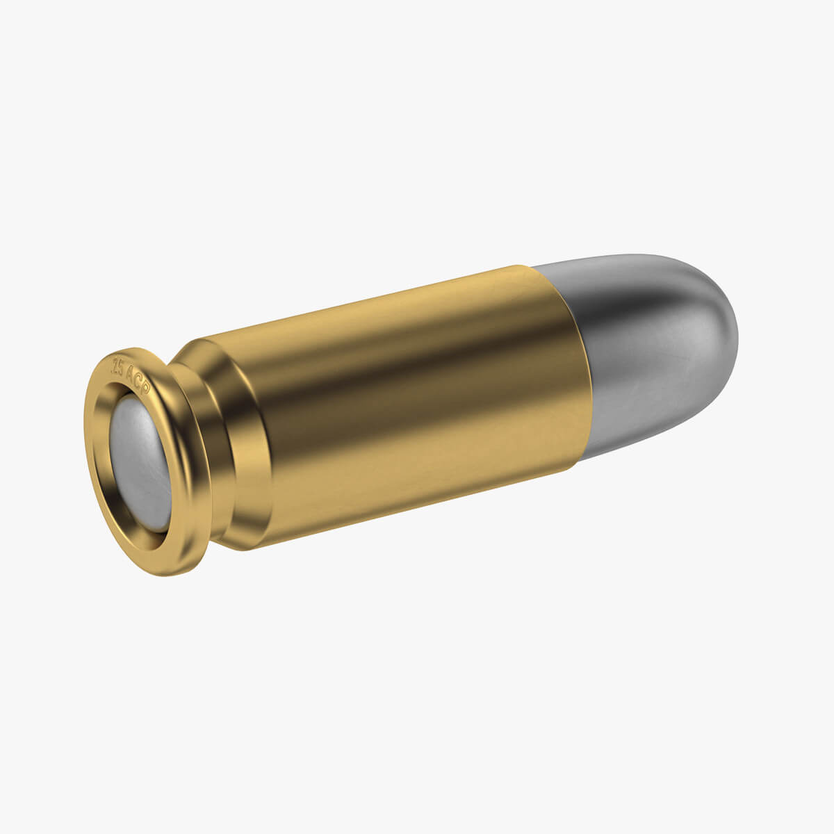 Bullet .25 ACP - 3D Model by frezzy