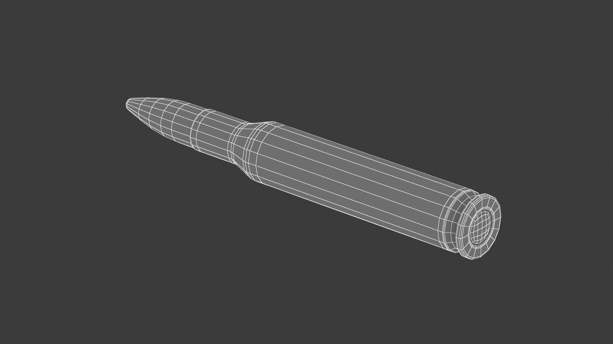 Bullet .30-06 Springfield 3D Model by frezzy