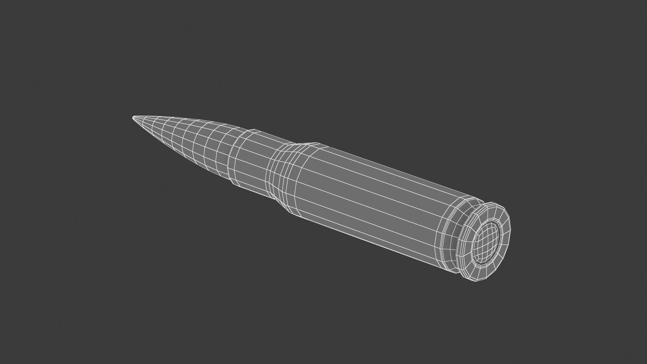 Bullet .308 - 3D Model by frezzy