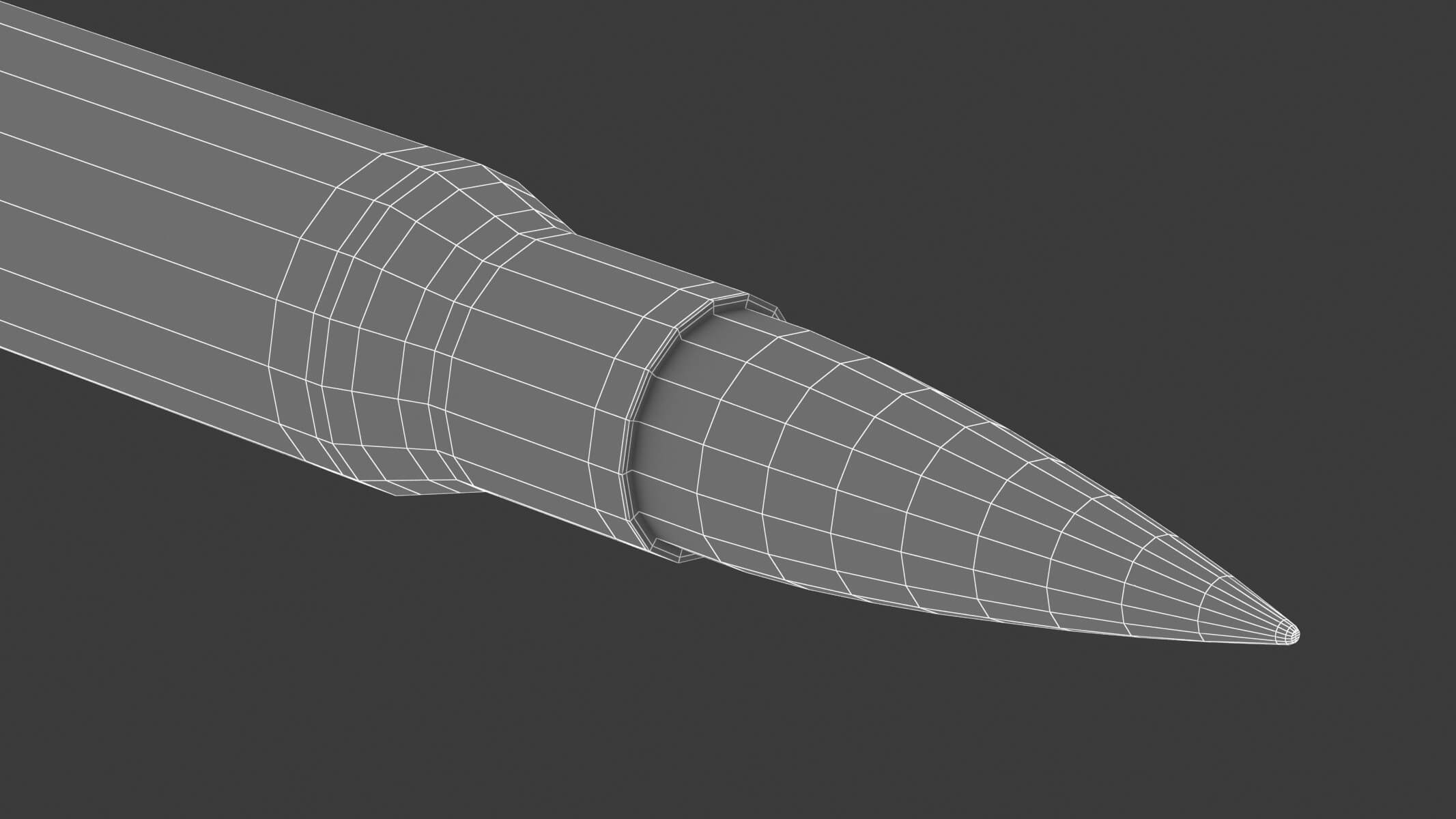 Bullet .308 - 3D Model by frezzy