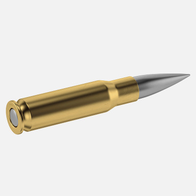 Bullet .308 - 3D Model by frezzy