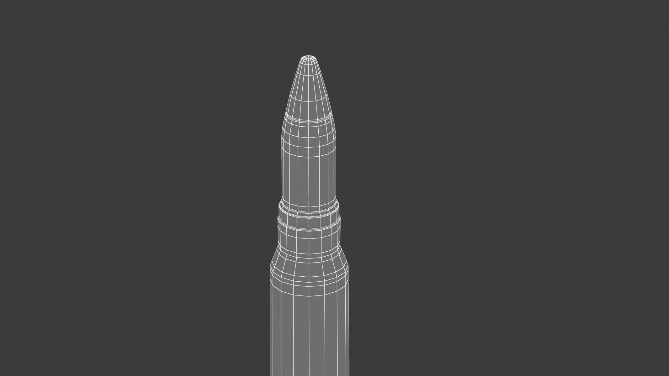 Bullet 30mm Caliber - 3D Model by frezzy