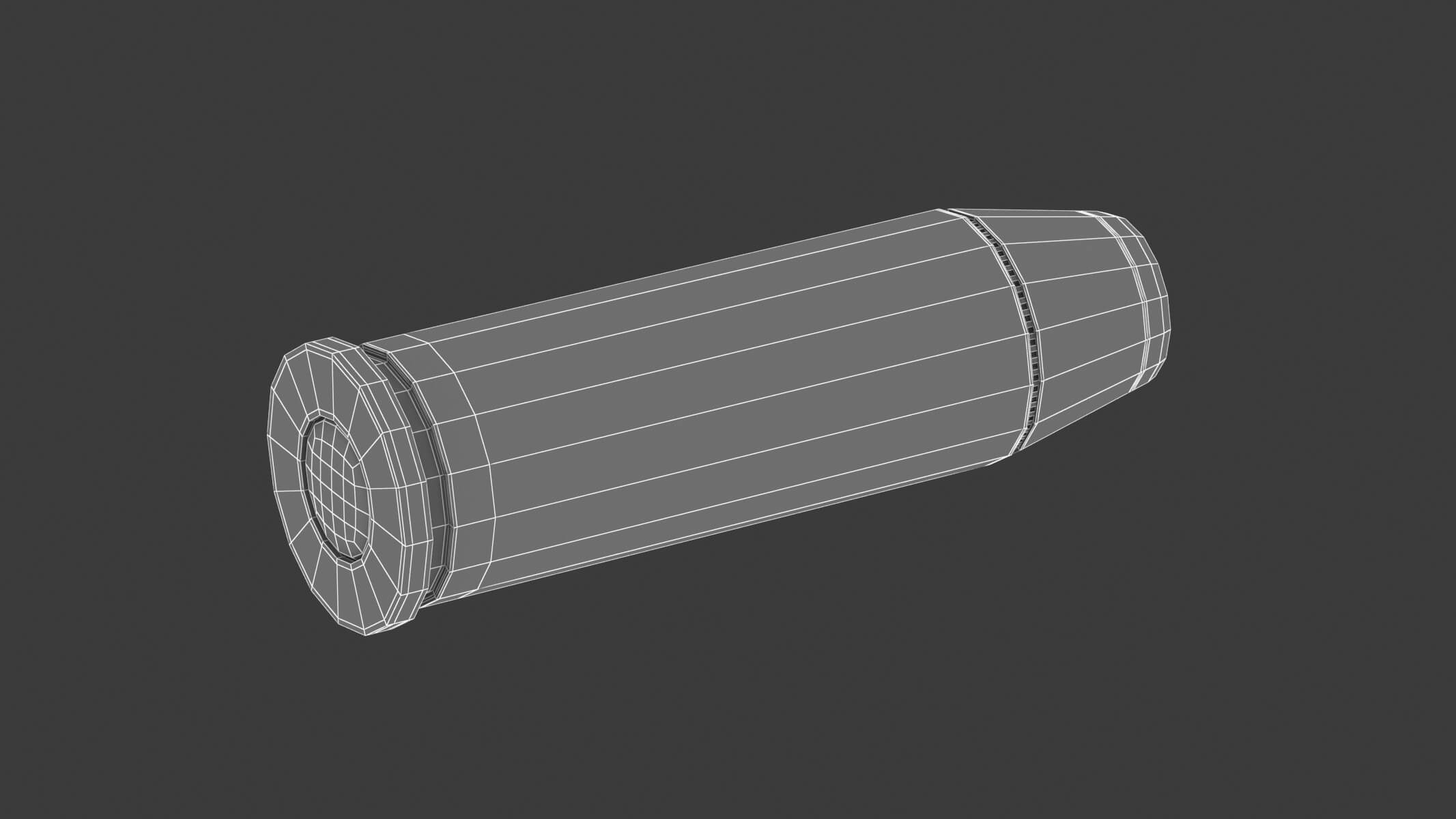 Bullet .44 Automag - 3D Model by frezzy