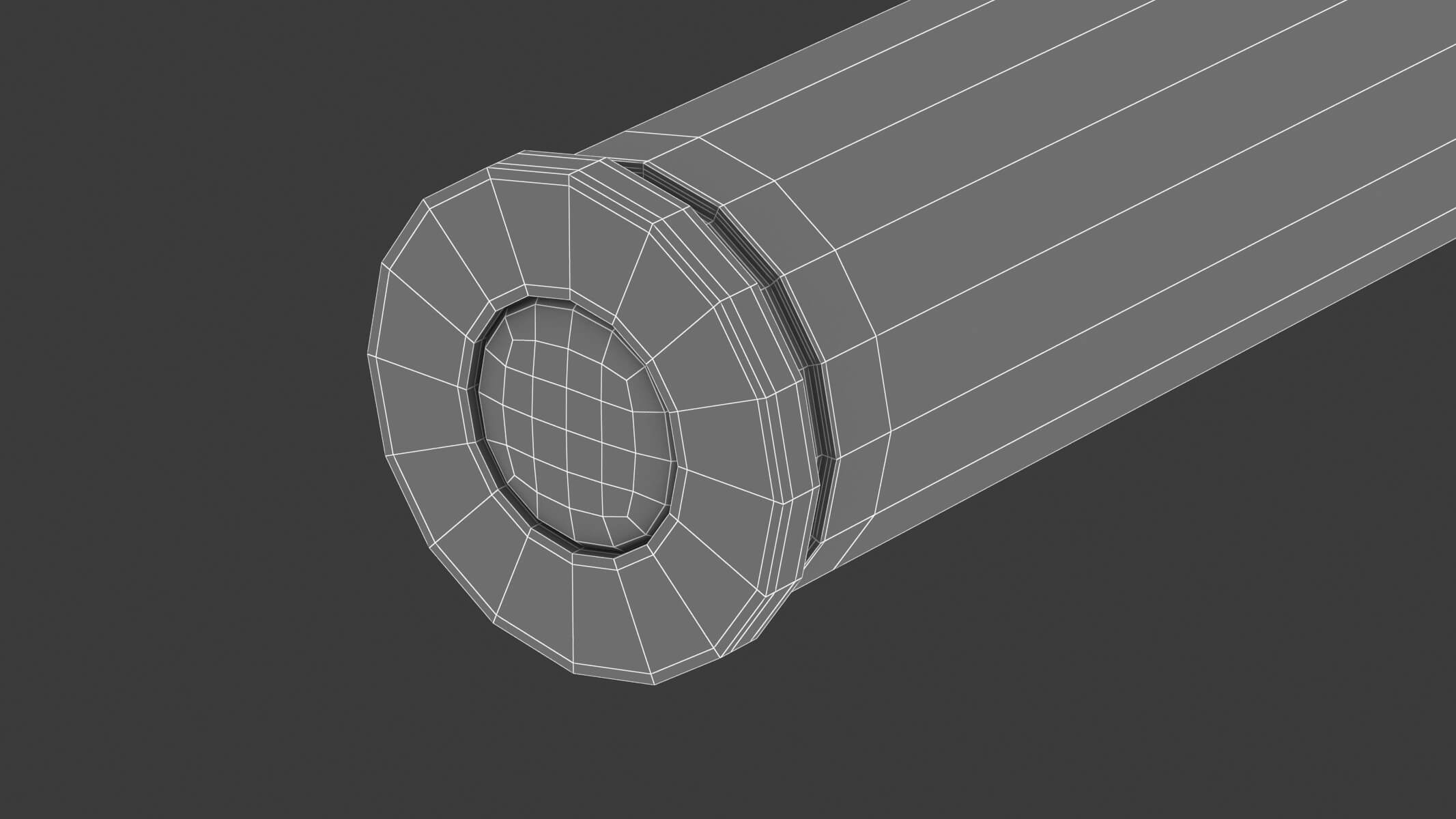 Bullet .44 Automag - 3D Model by frezzy