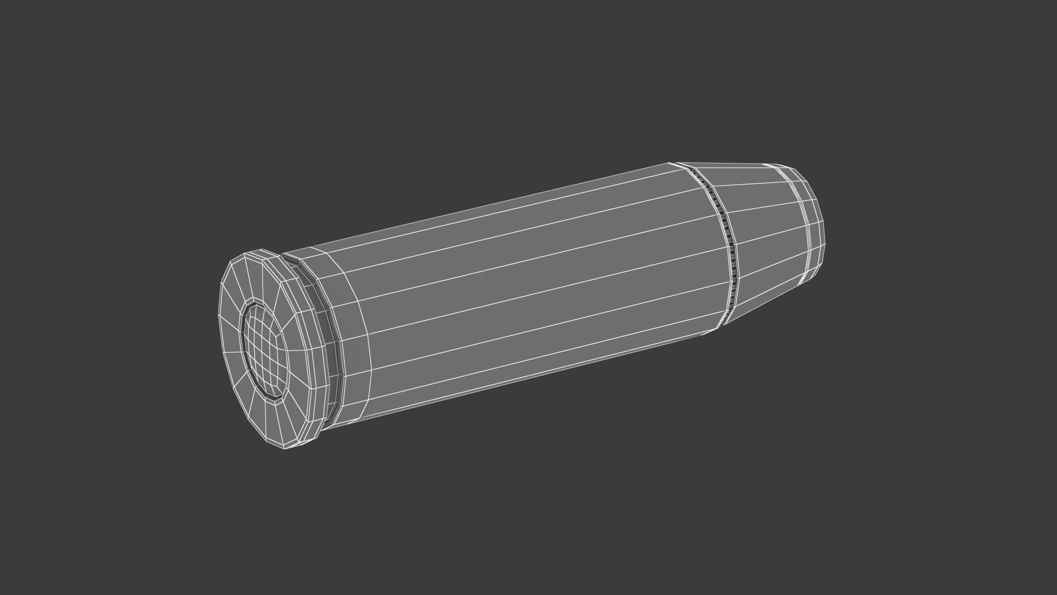 Bullet .44 Magnum - 3D Model by frezzy