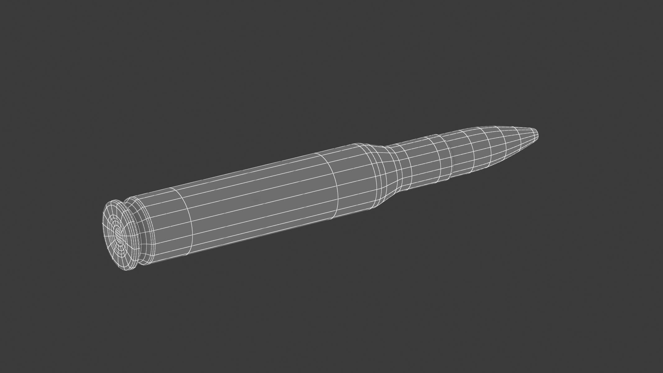 Bullet .50 BMG - 3D Model by frezzy