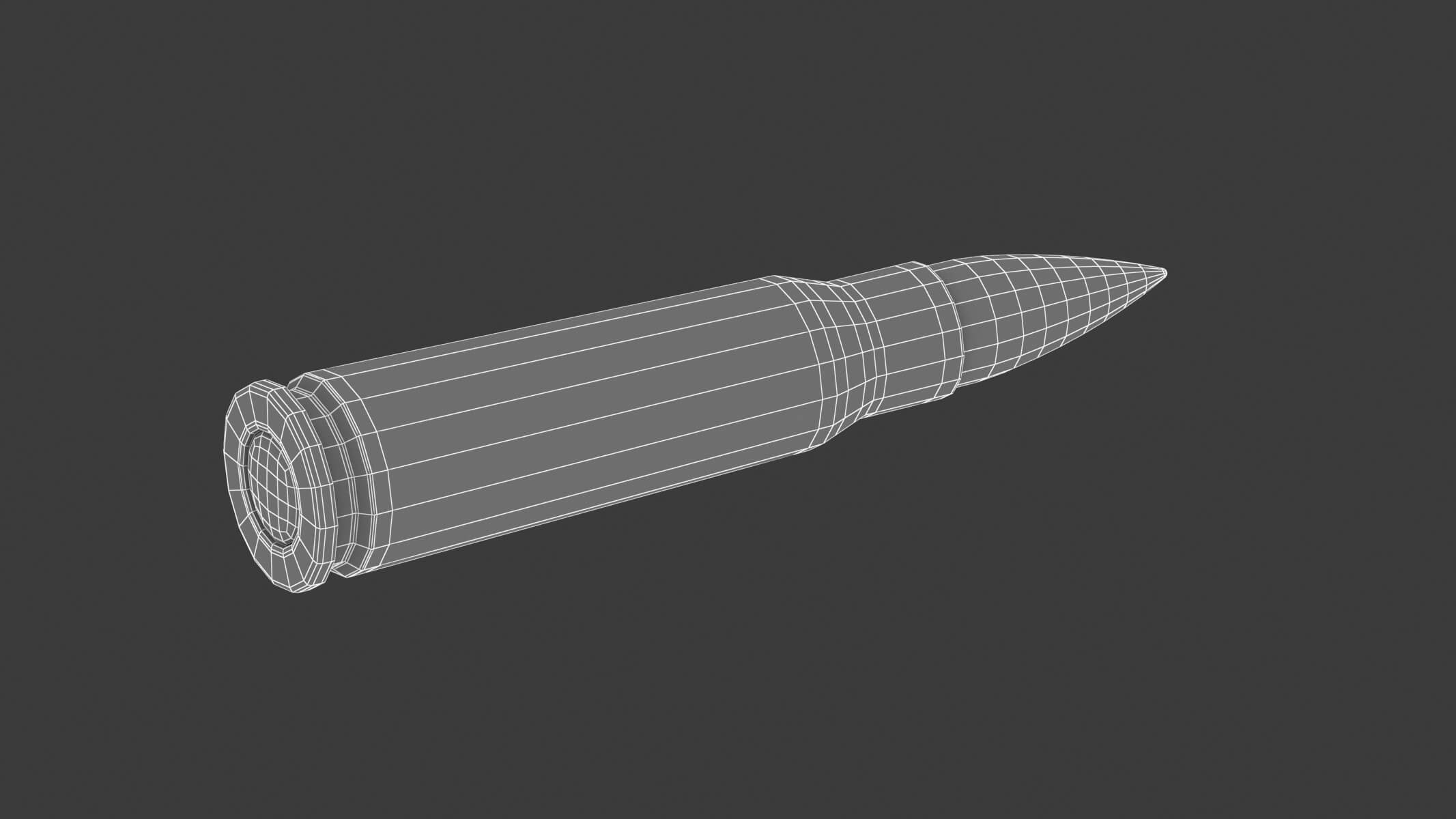 Bullet 7.62x39mm - 3D Model by frezzy