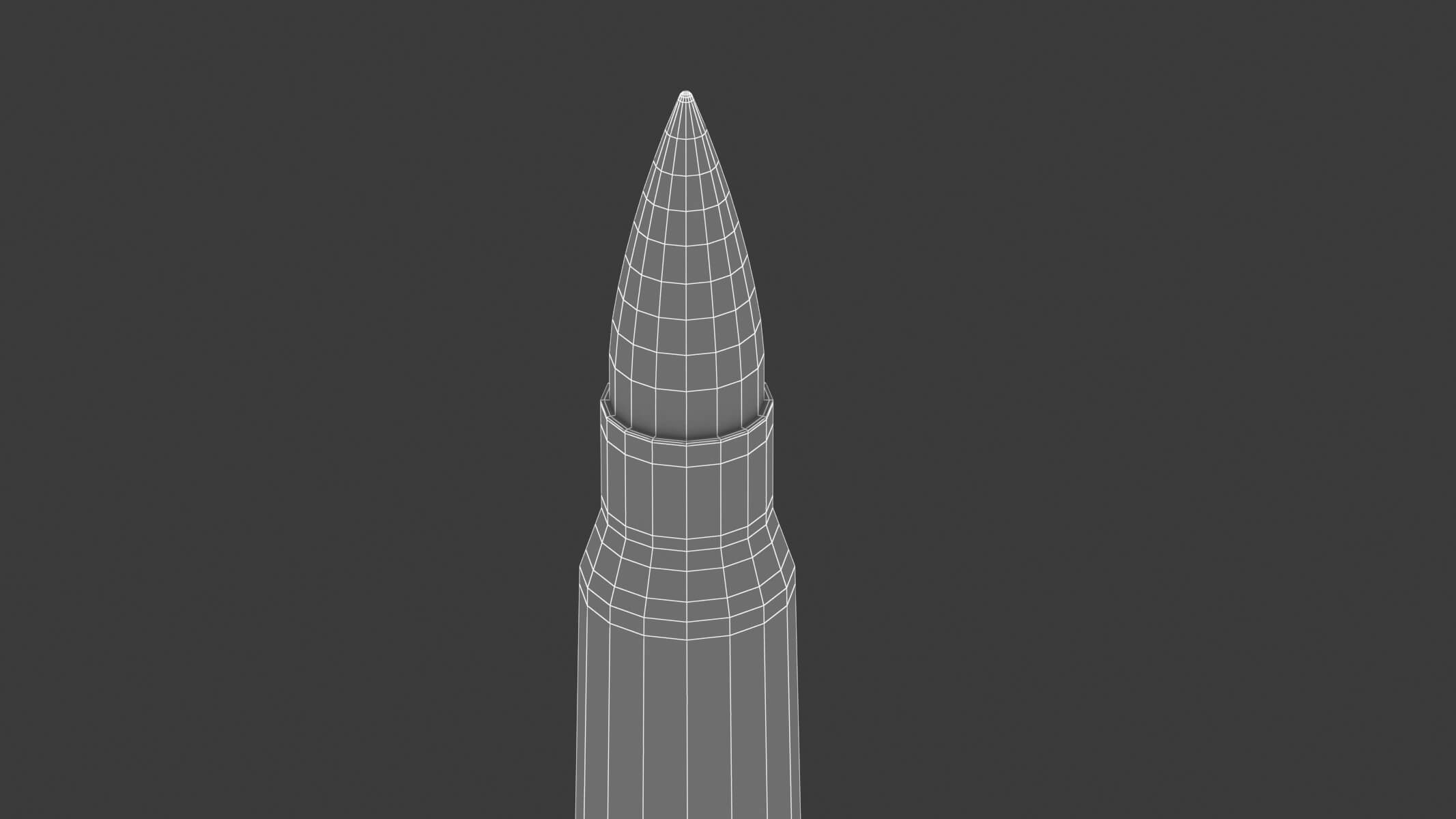 Bullet 7.62x39mm - 3D Model by frezzy