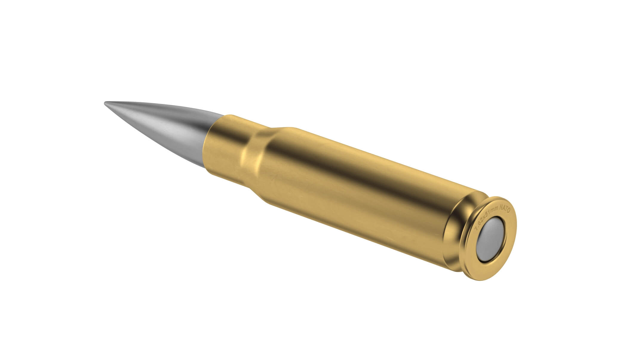 Bullet 7.62x51mm NATO - 3D Model by frezzy