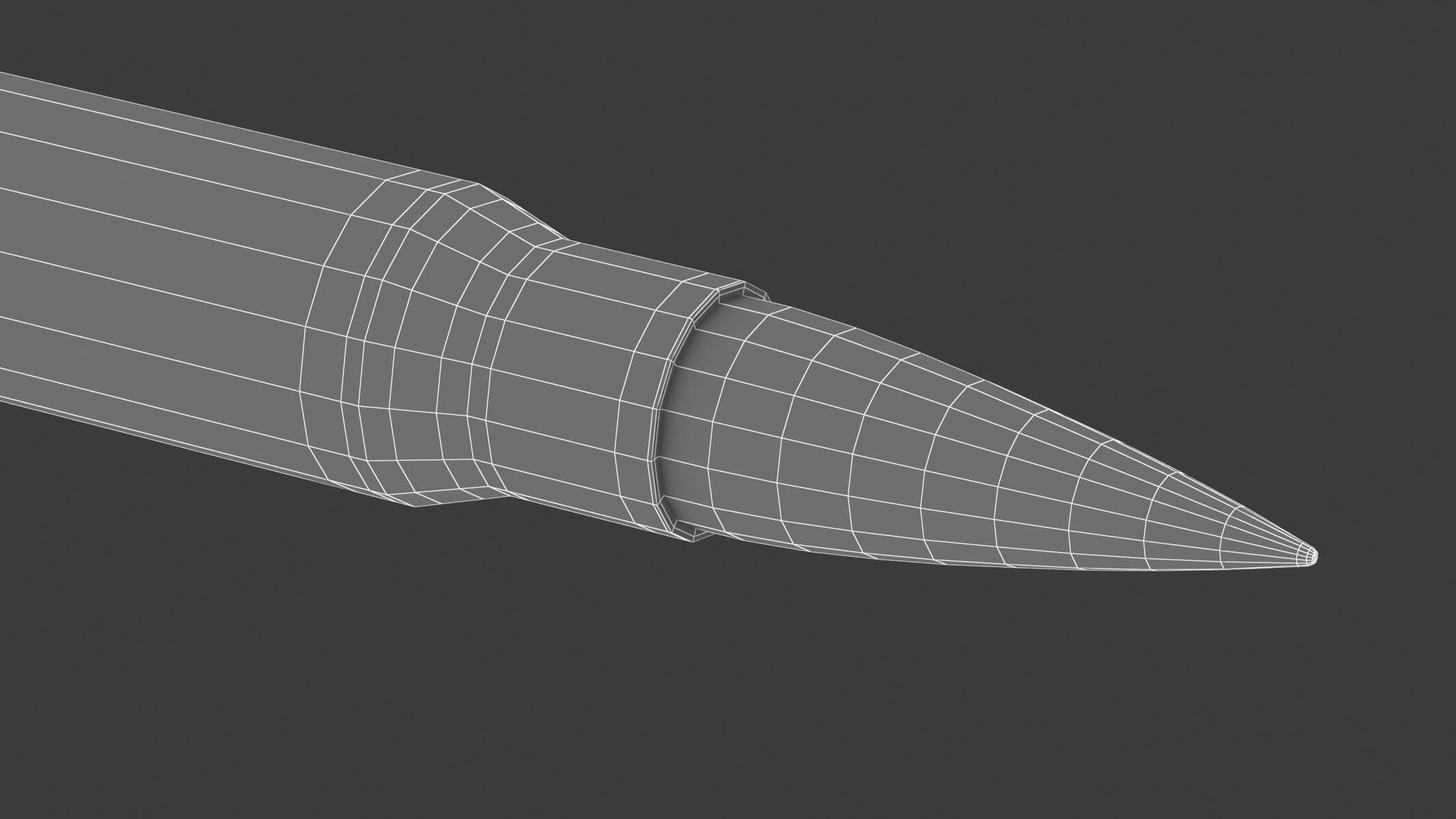 Bullet 7.62x51mm NATO - 3D Model by frezzy