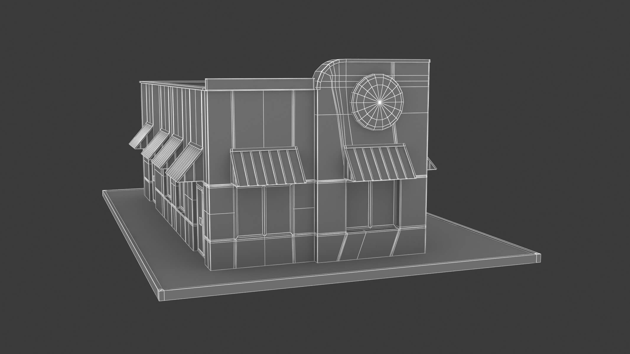 Burger King Restaurant - 3D Model by frezzy