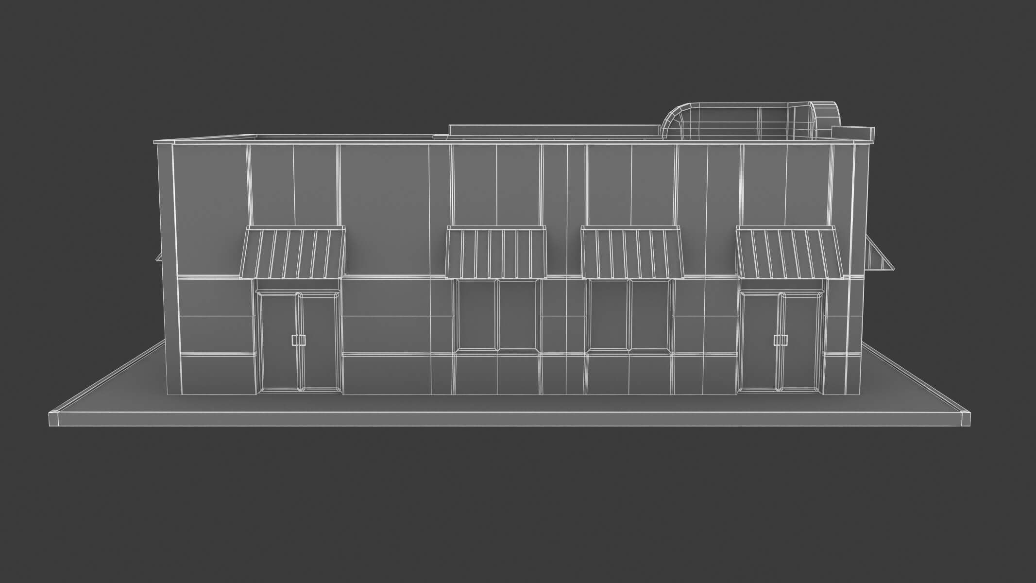 Burger King Restaurant - 3D Model by frezzy