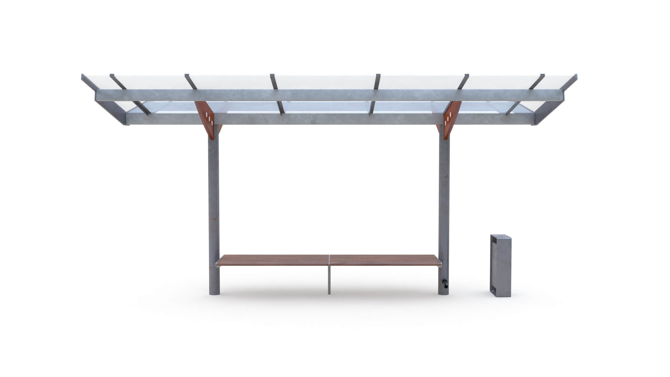 Bus Stop 01 - 3D Model by frezzy