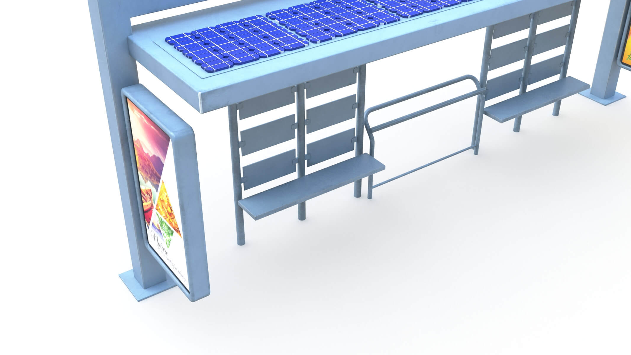 Bus Stop 03 - 3D Model by frezzy