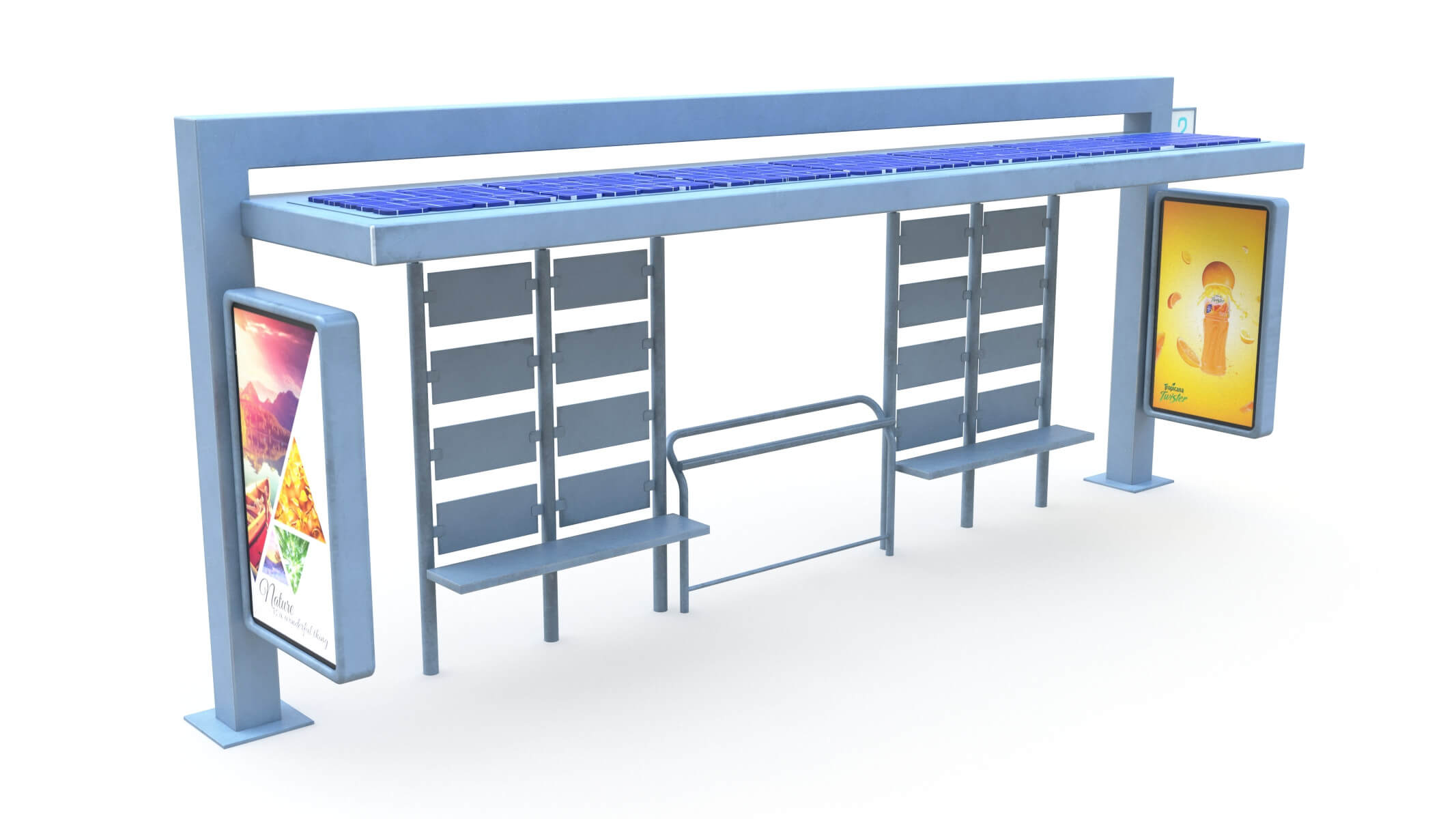 Bus Stop 03 - 3D Model by frezzy