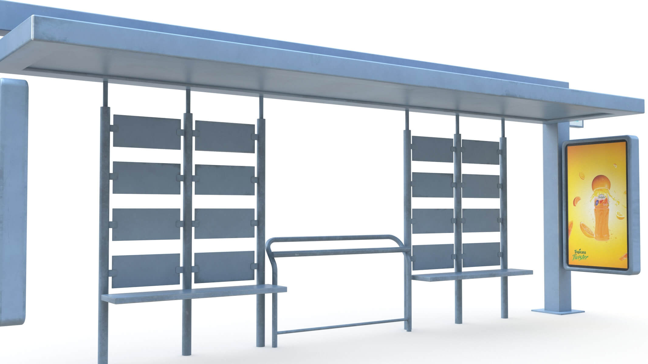 Bus Stop 03 - 3D Model by frezzy