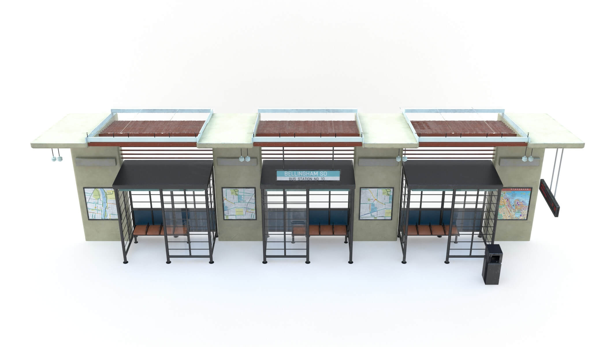 Bus Stop 10 - 3D Model by frezzy