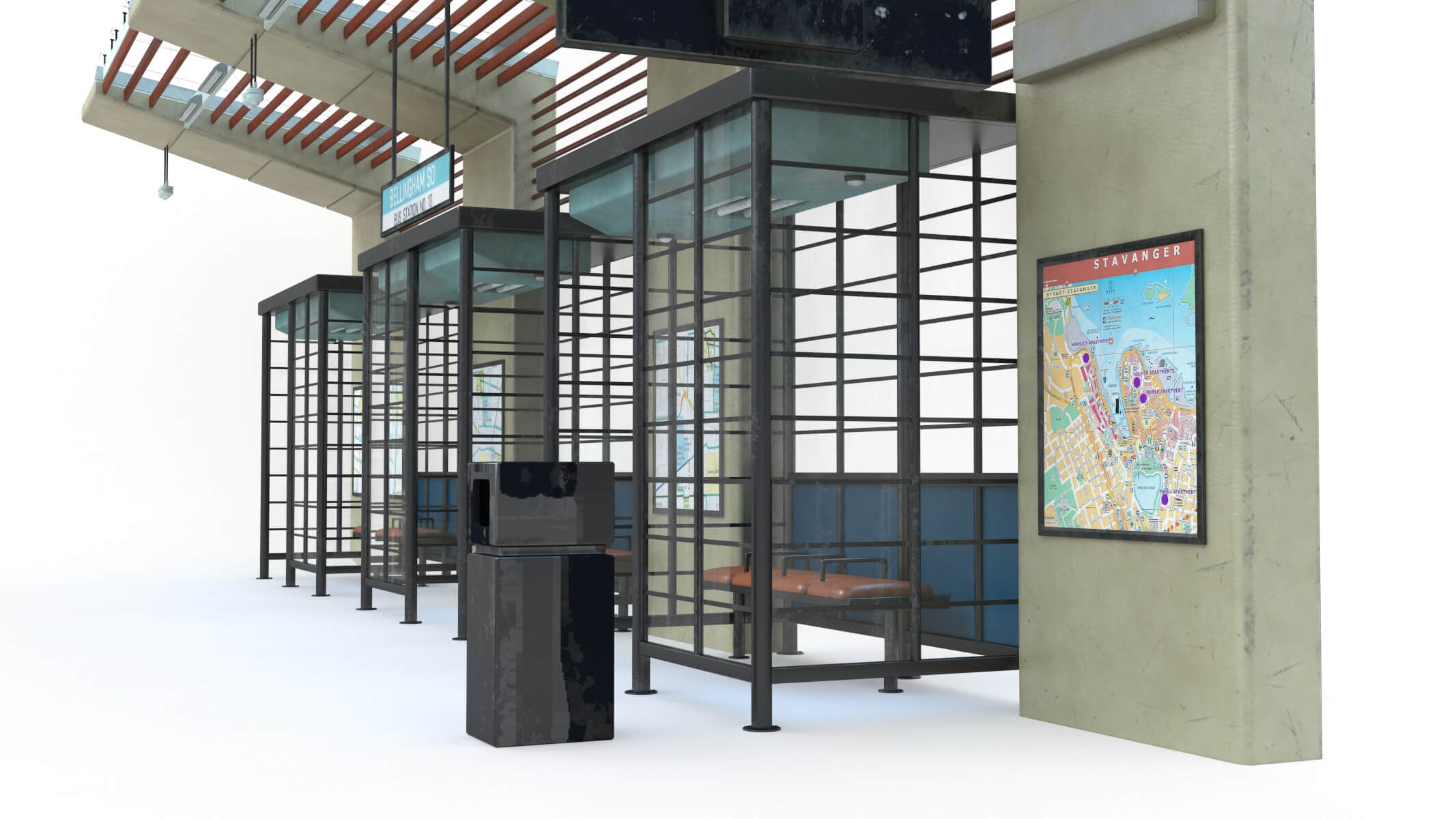 Bus Stop 10 - 3D Model by frezzy