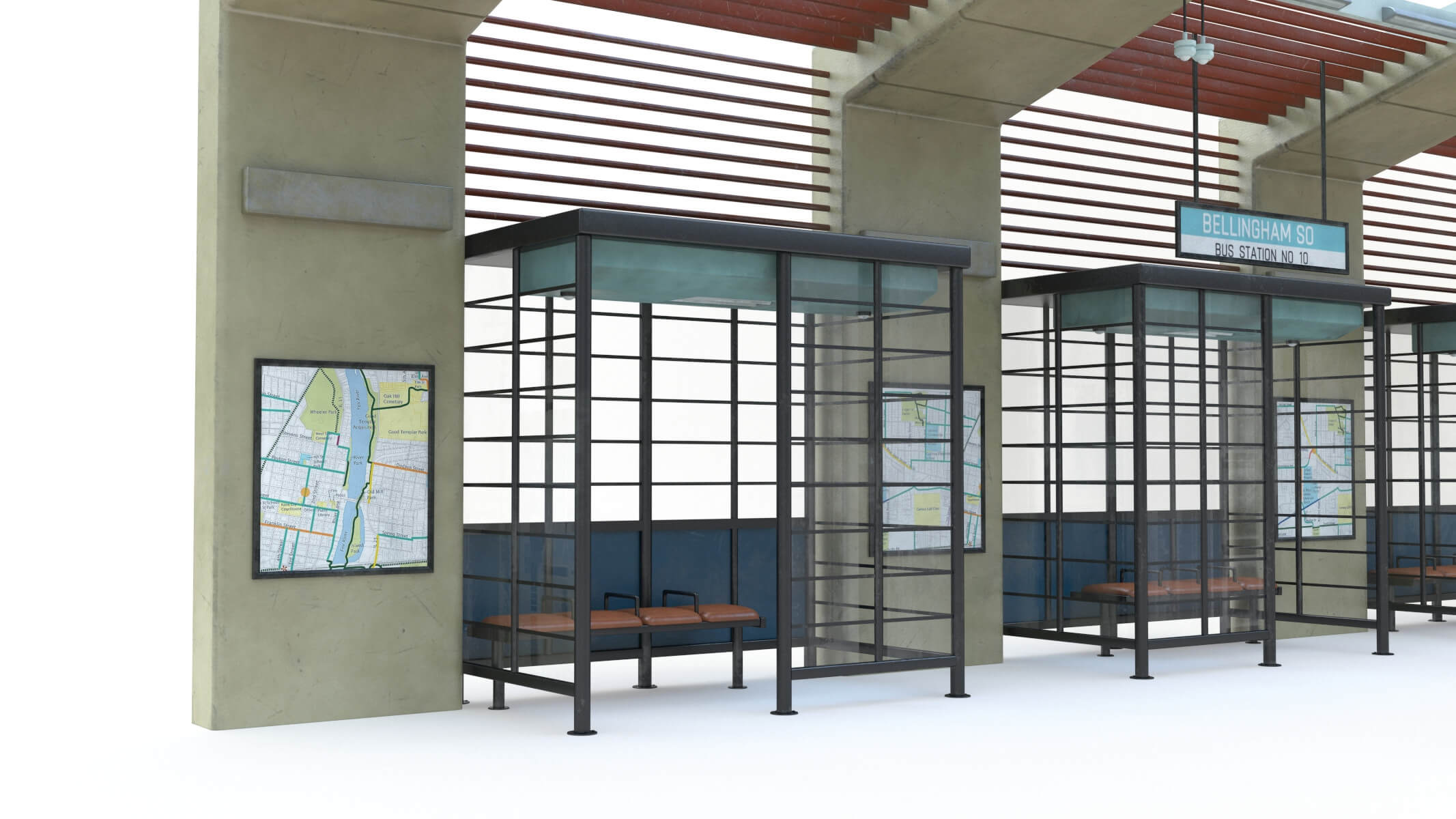 Bus Stop 10 - 3D Model by frezzy