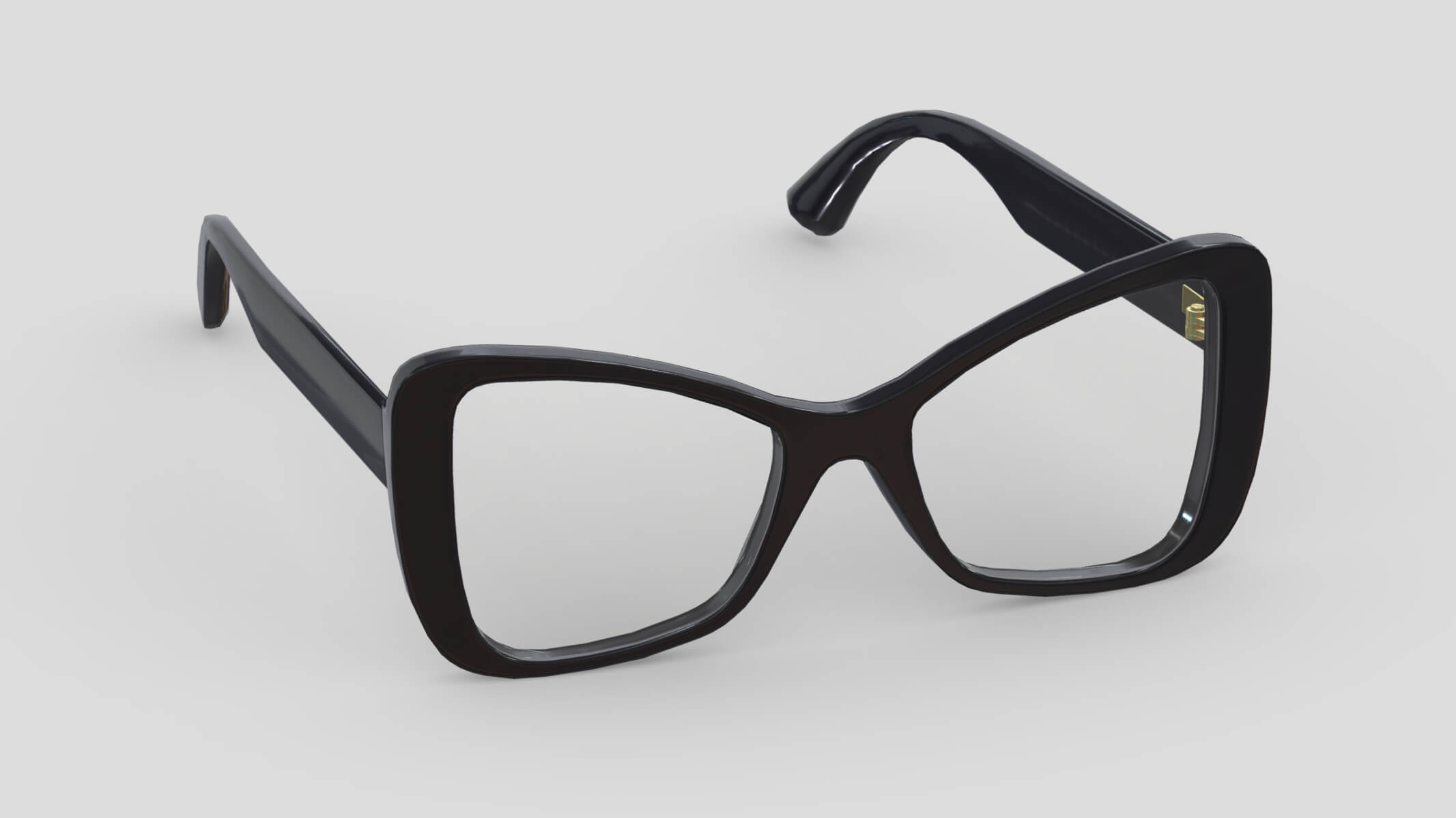 Butterfly Glasses Low Poly - 3D Model by frezzy